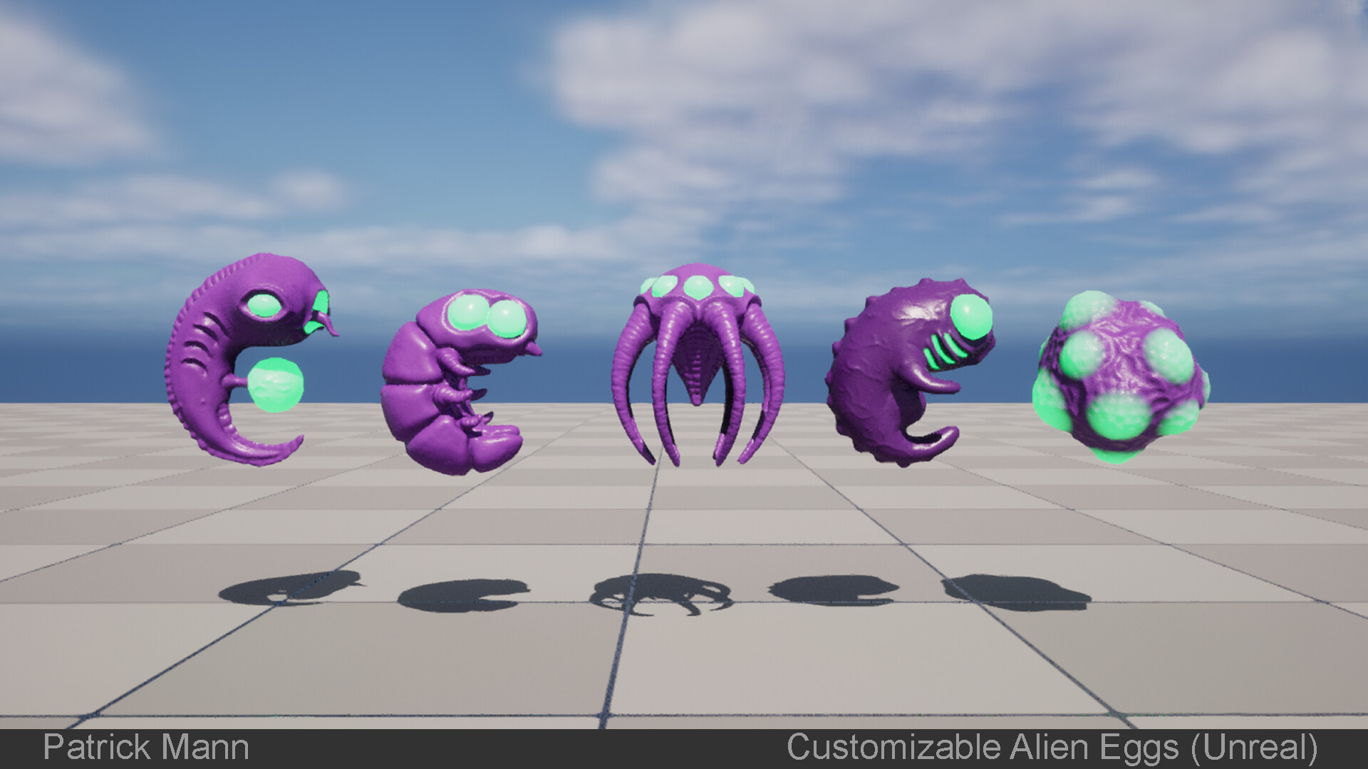 Patrick Mann - Customizable Alien Eggs (2023)
