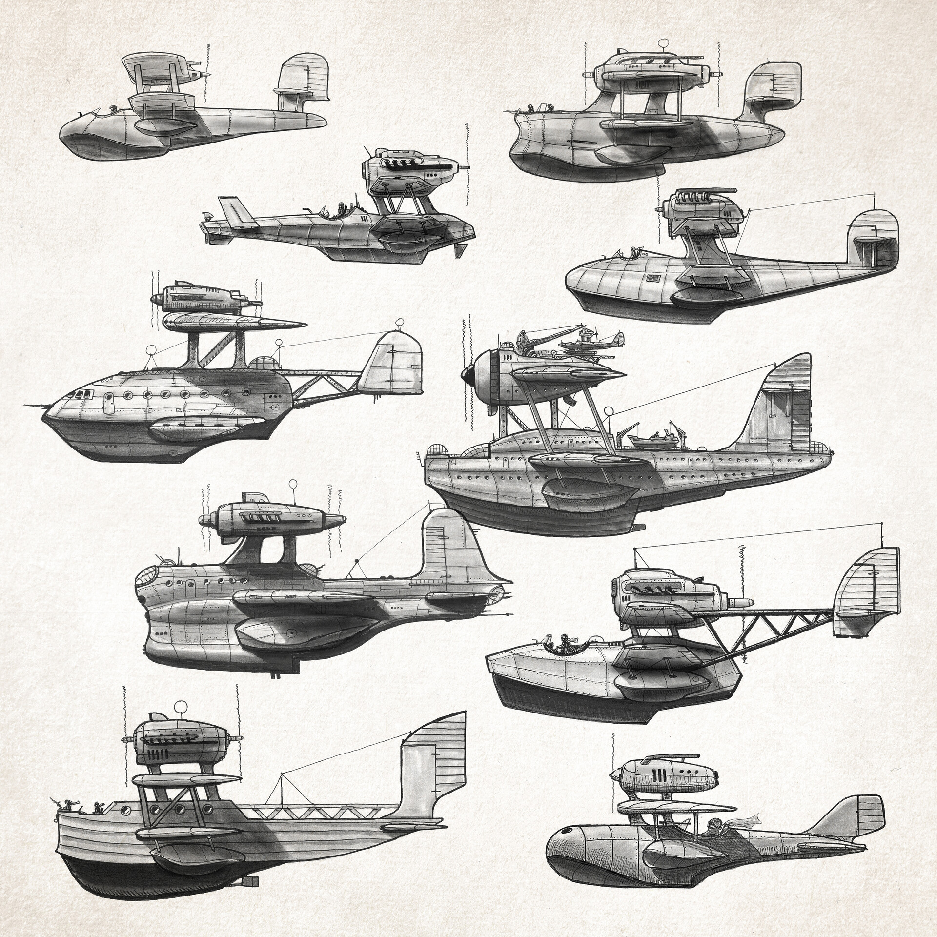 ArtStation - Flying Boats Month