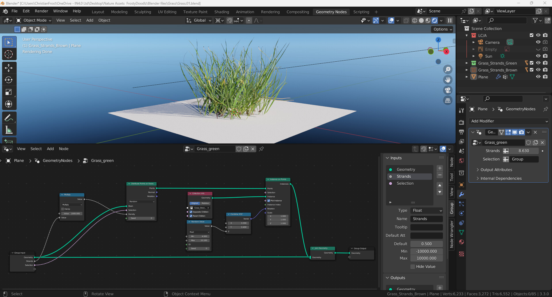 Christian GH Frost - Geometry Nodes - Nature Assets_01