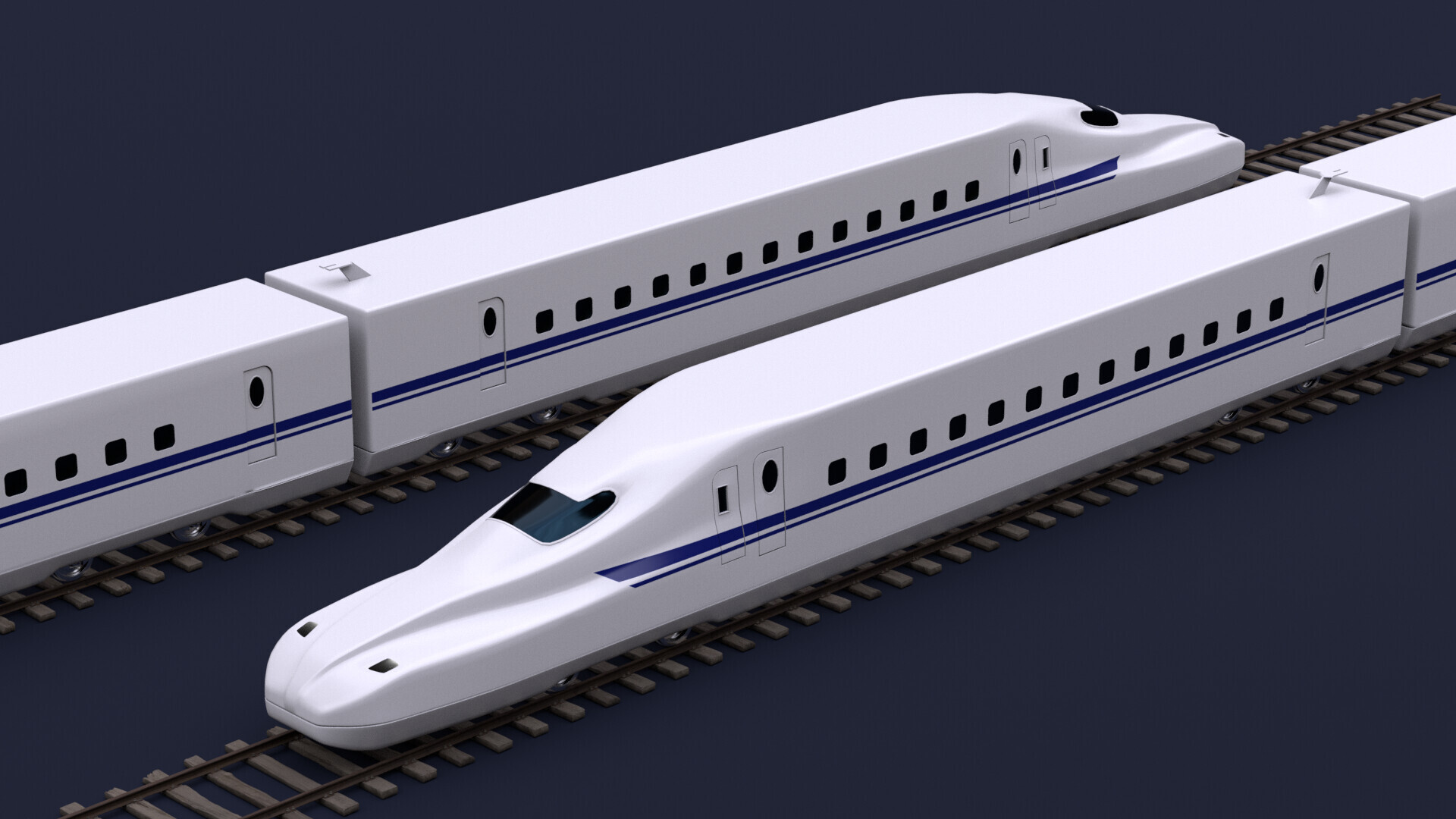 ArtStation - Bullet Train Modelling