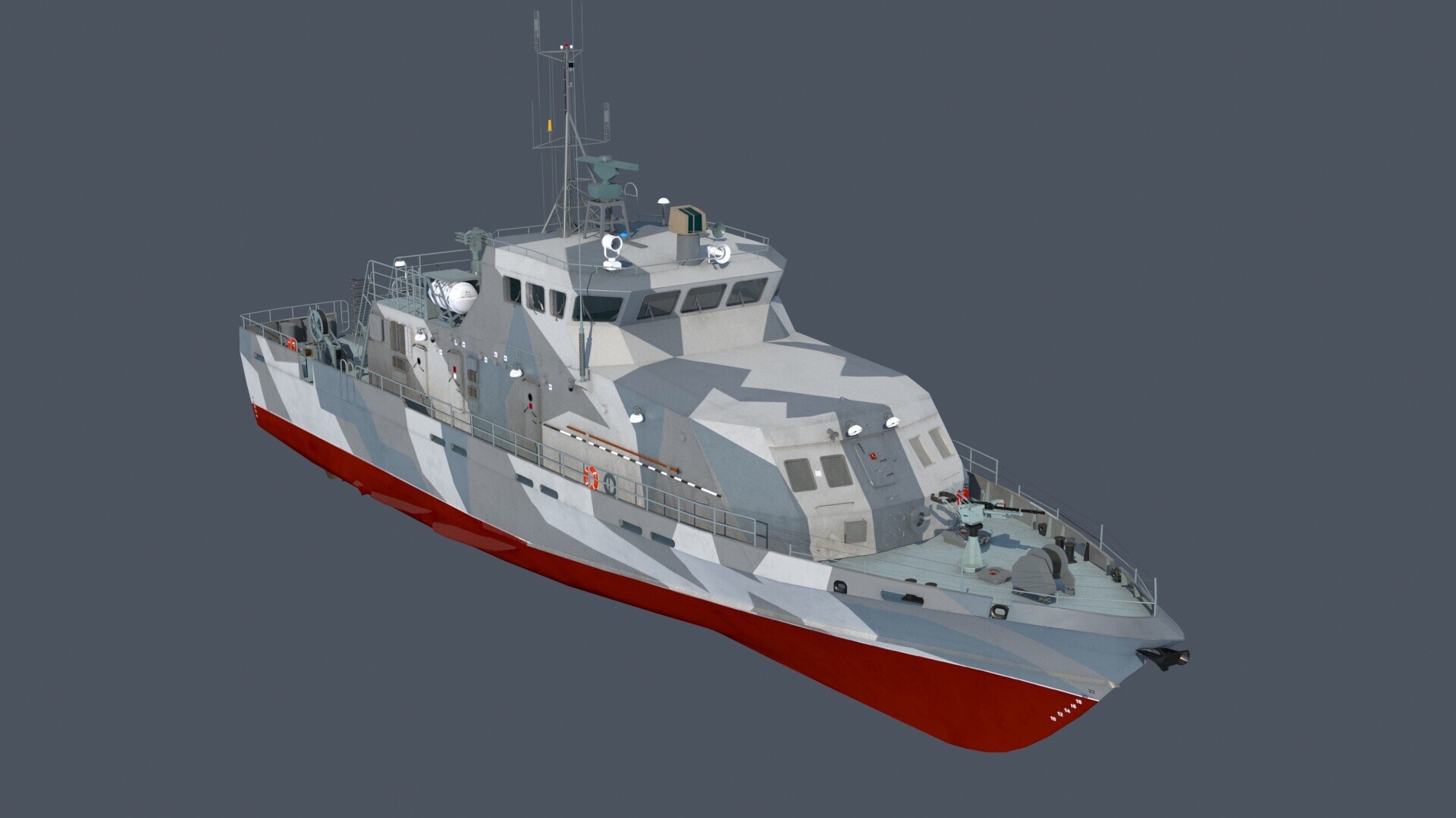 ArtStation - Fighter Ship Detail Model