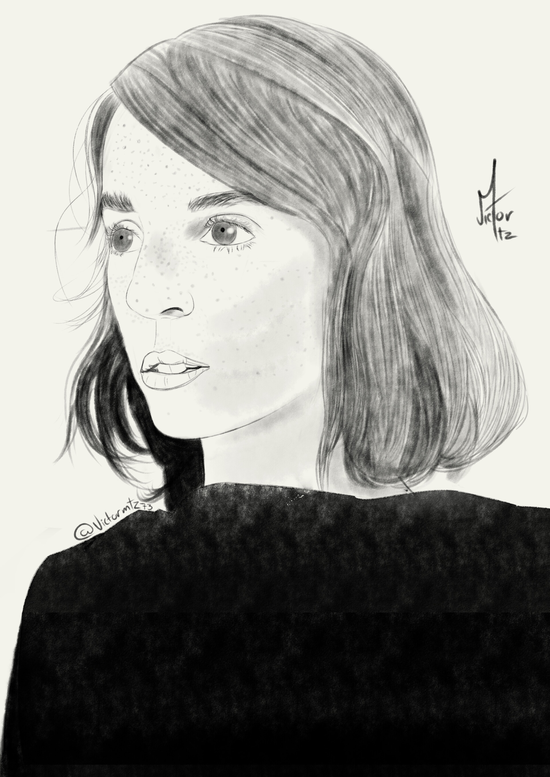 ArtStation - Maya Hawke - Sketch