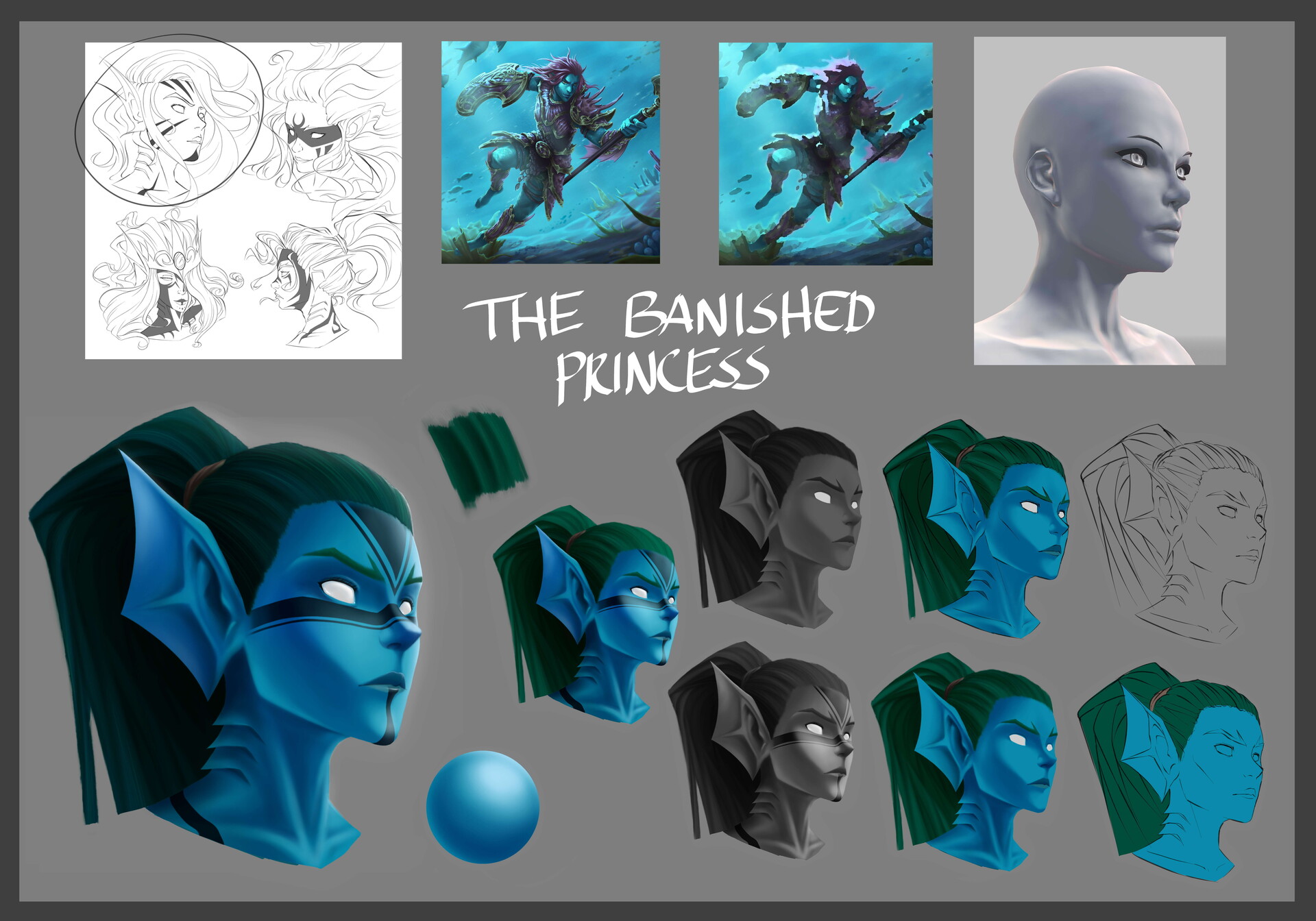 ArtStation - Character Head Design