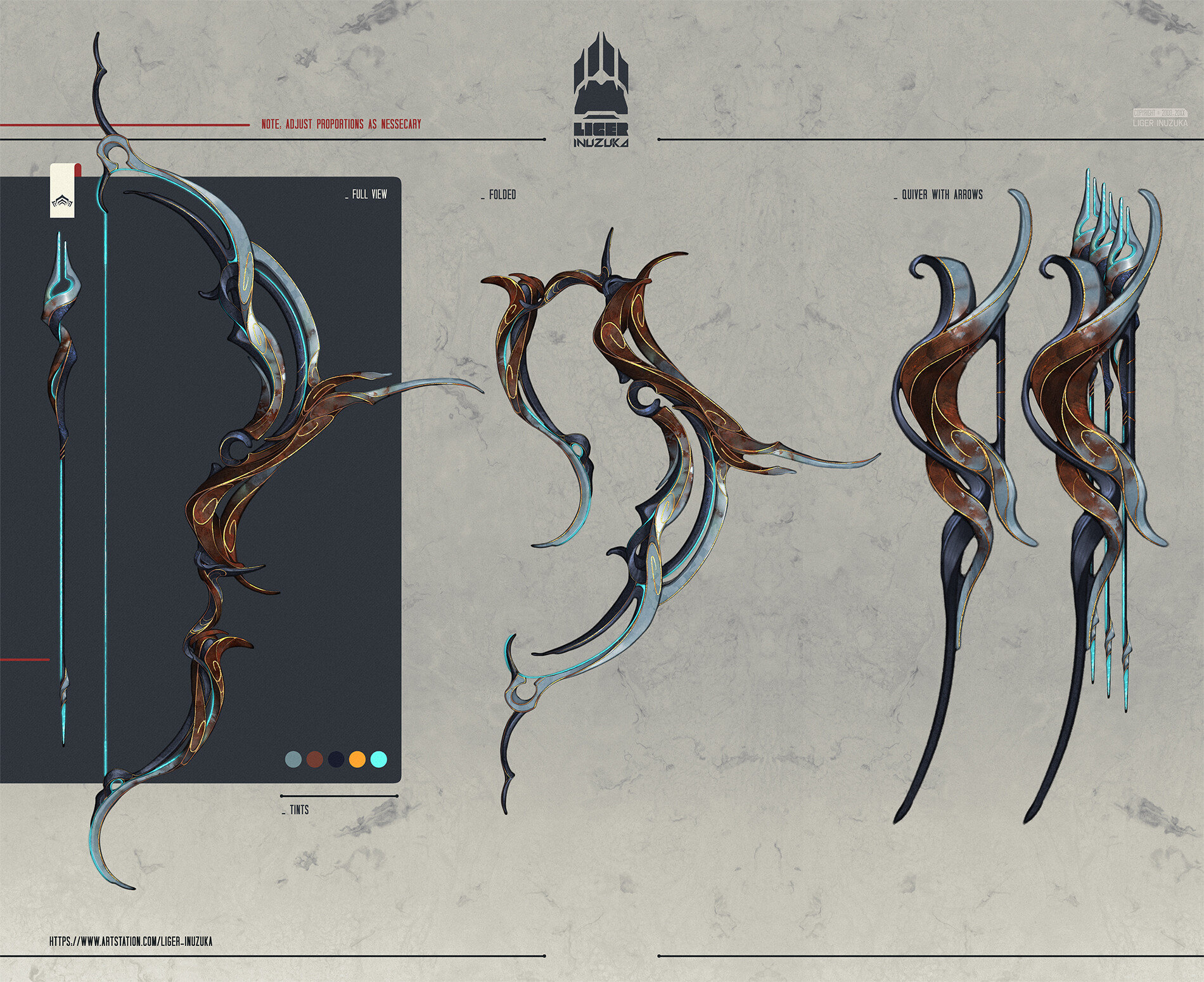 ArtStation - Warframe: Dax Weapons