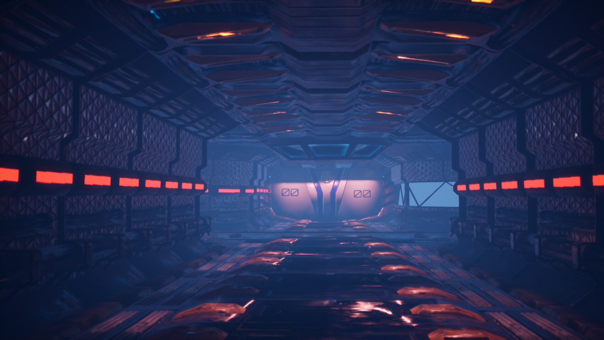 ArtStation - SciFi Hallway