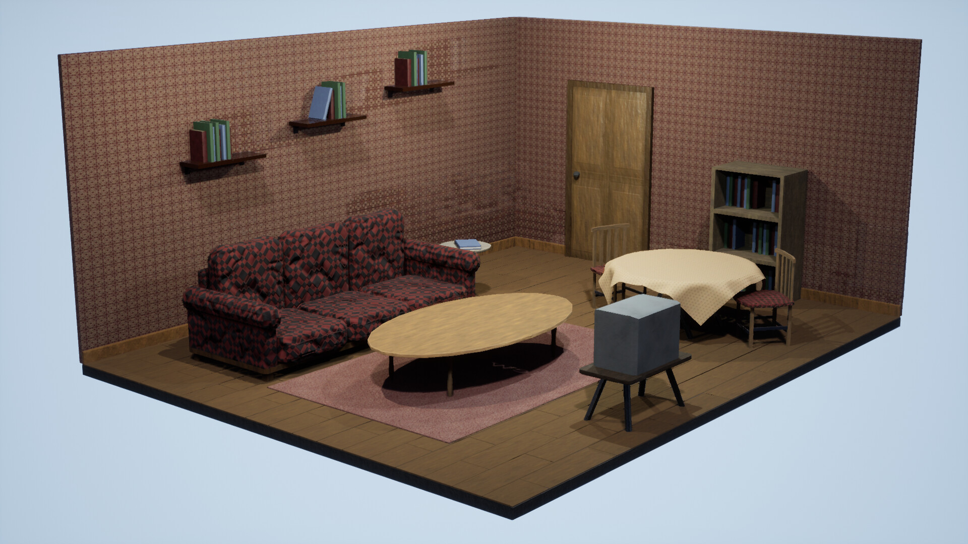 ArtStation - Semi-realistic Interior