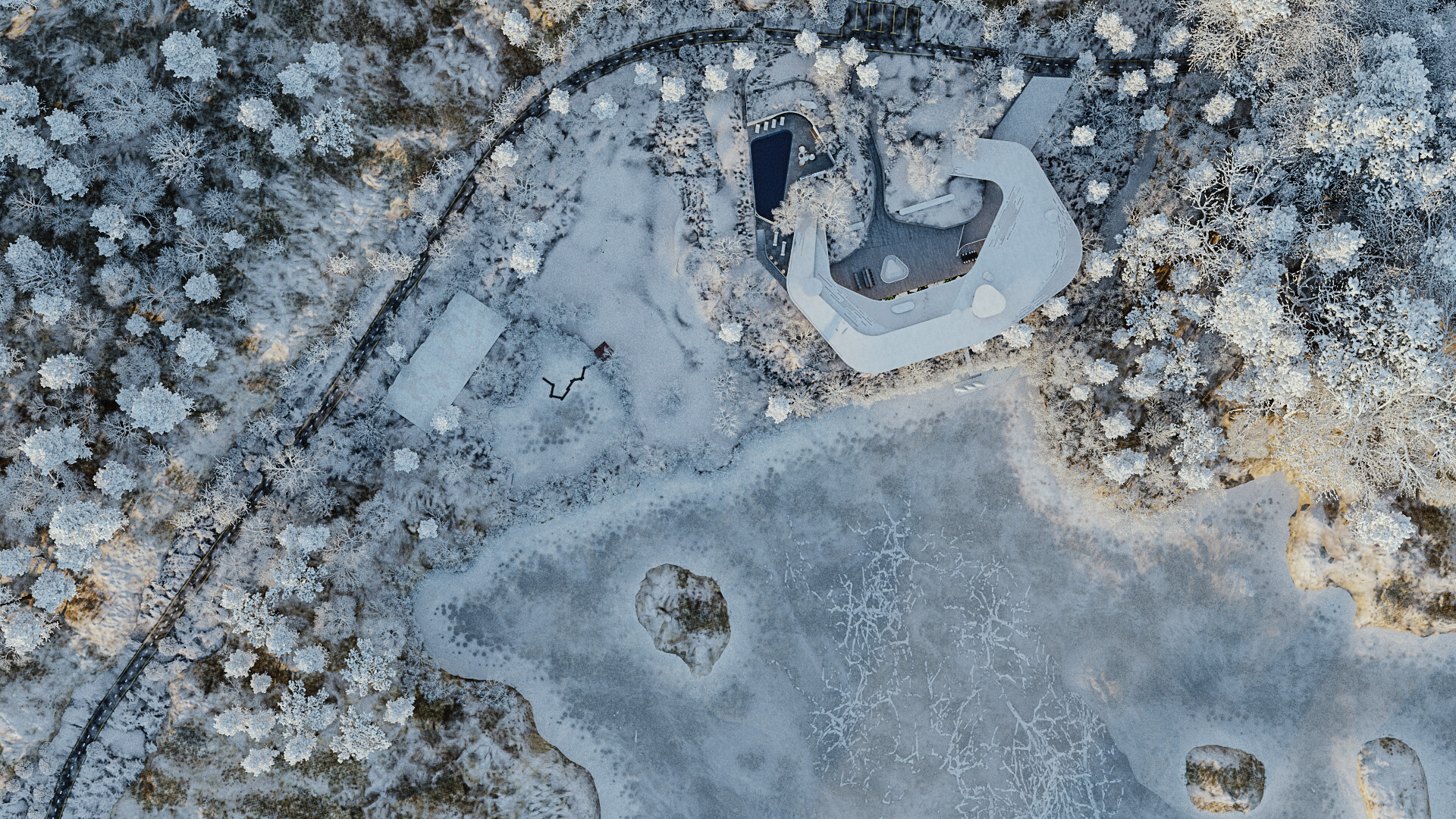 ArtStation - Merrin's Villa | Site | Winter