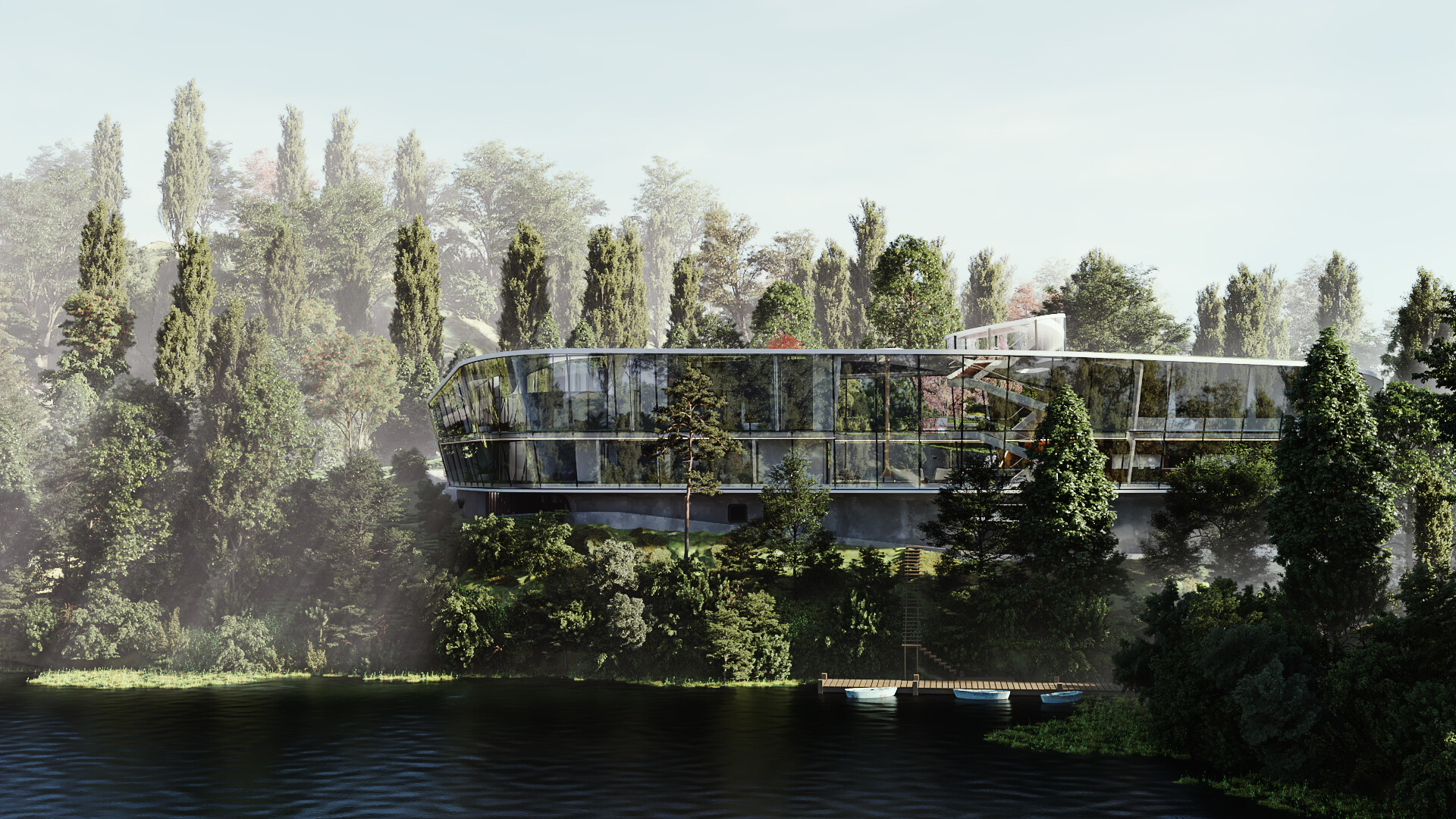 ArtStation - Merrin's Villa | Site | Perspective