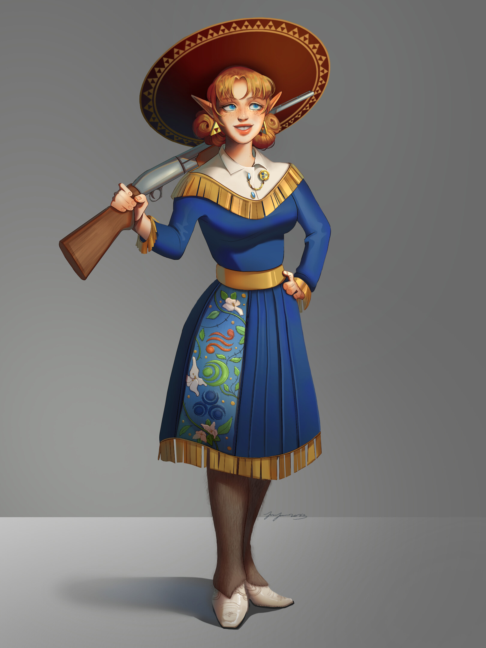 ArtStation - Western Princess Zelda Character Design