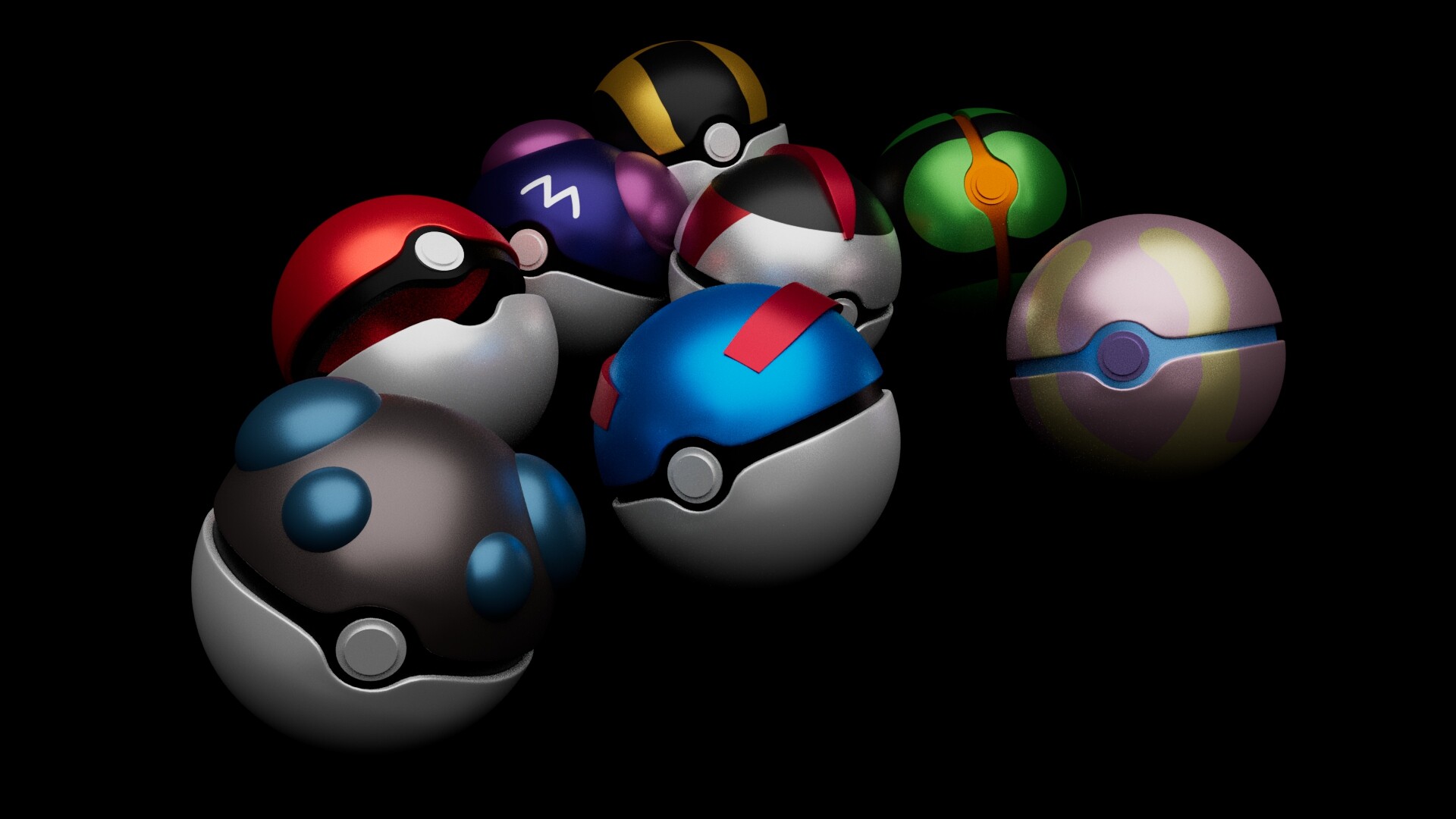 ArtStation - Pokeball Collection