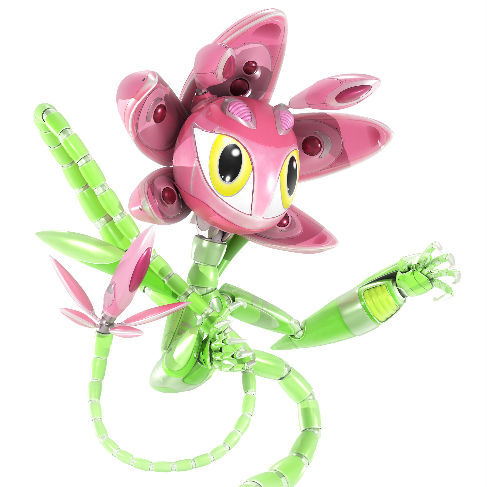 ArtStation - Mecha-Flower for Subculture Party