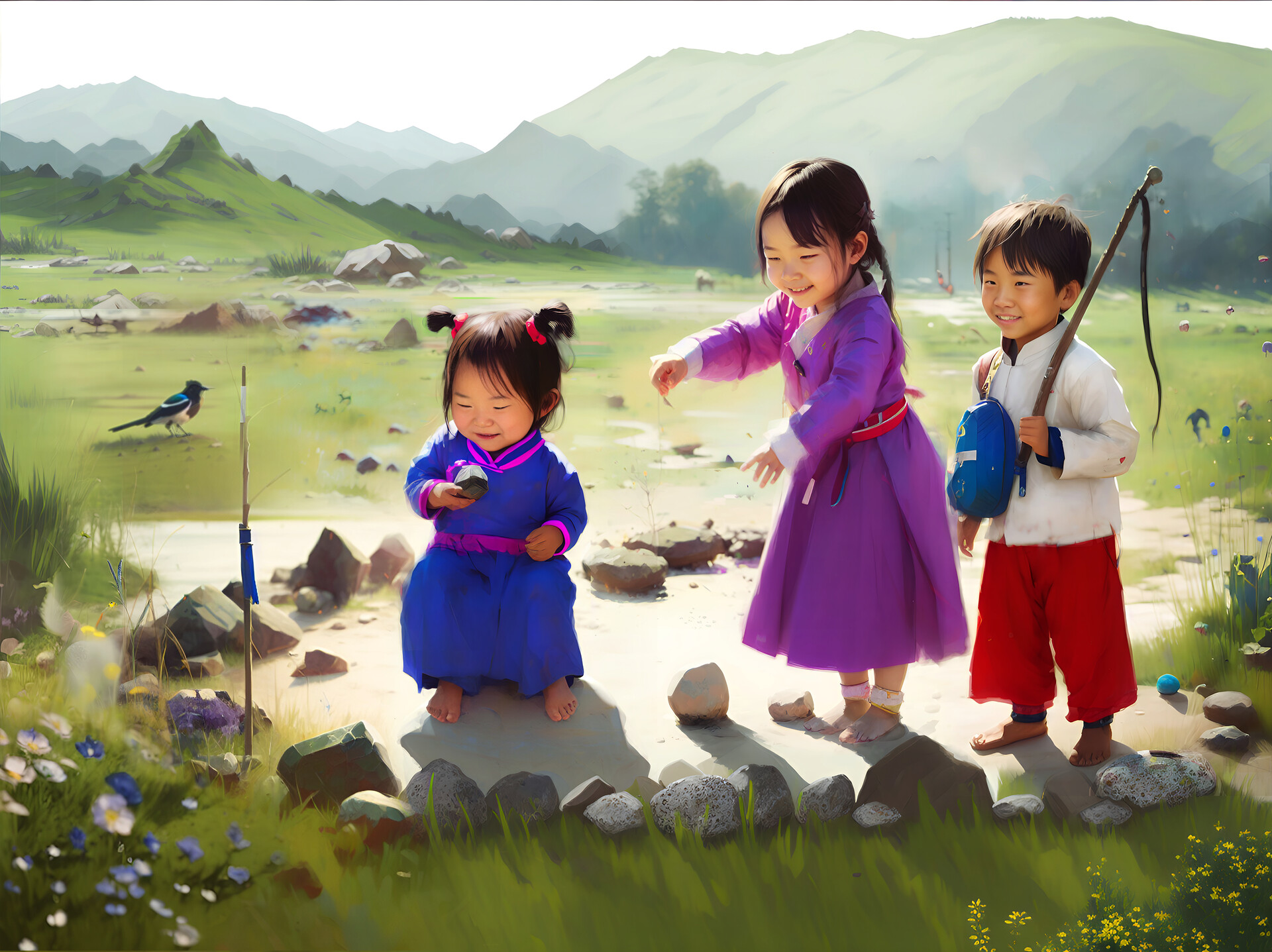 ArtStation - Playing with stones