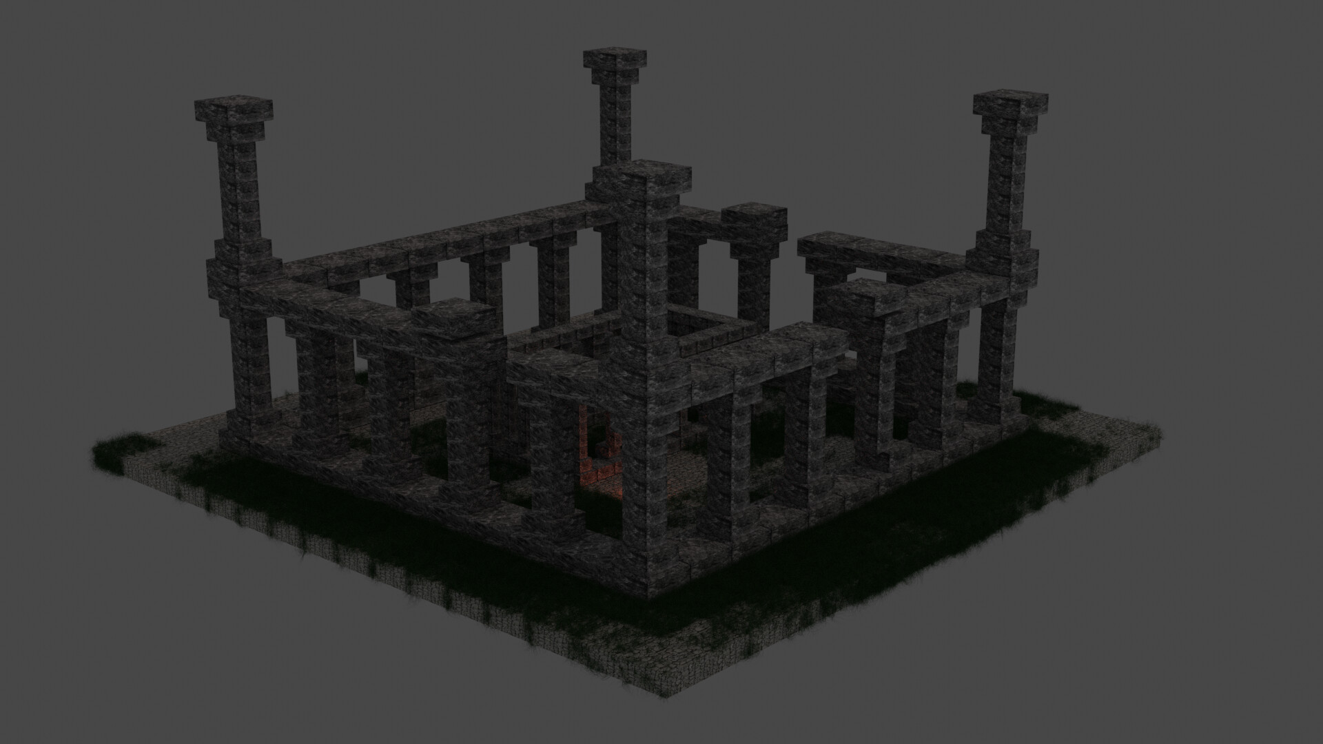 ArtStation - Old architecture - model