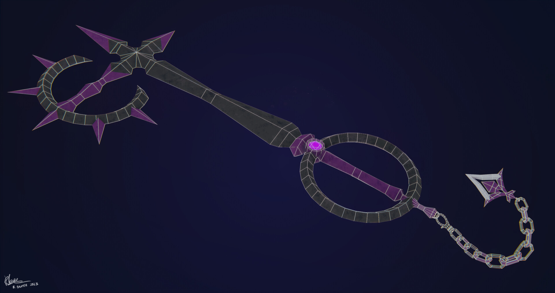 Robin Baxter - Keyblade Prop Commission