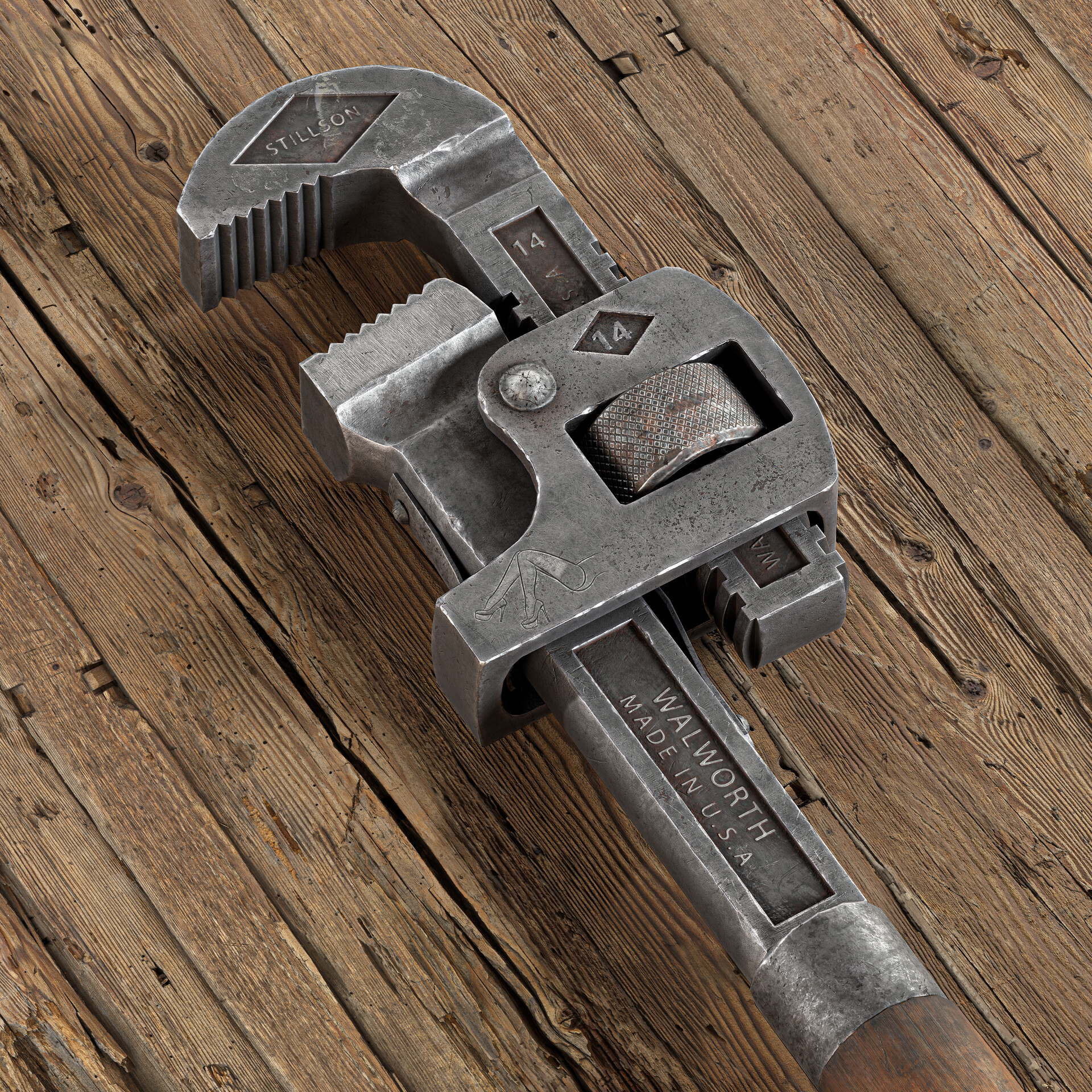 ArtStation - Pipe wrench