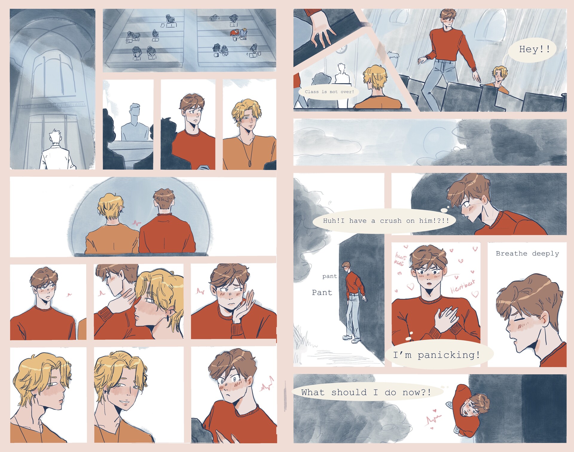 ArtStation - “One Kiss” comic project