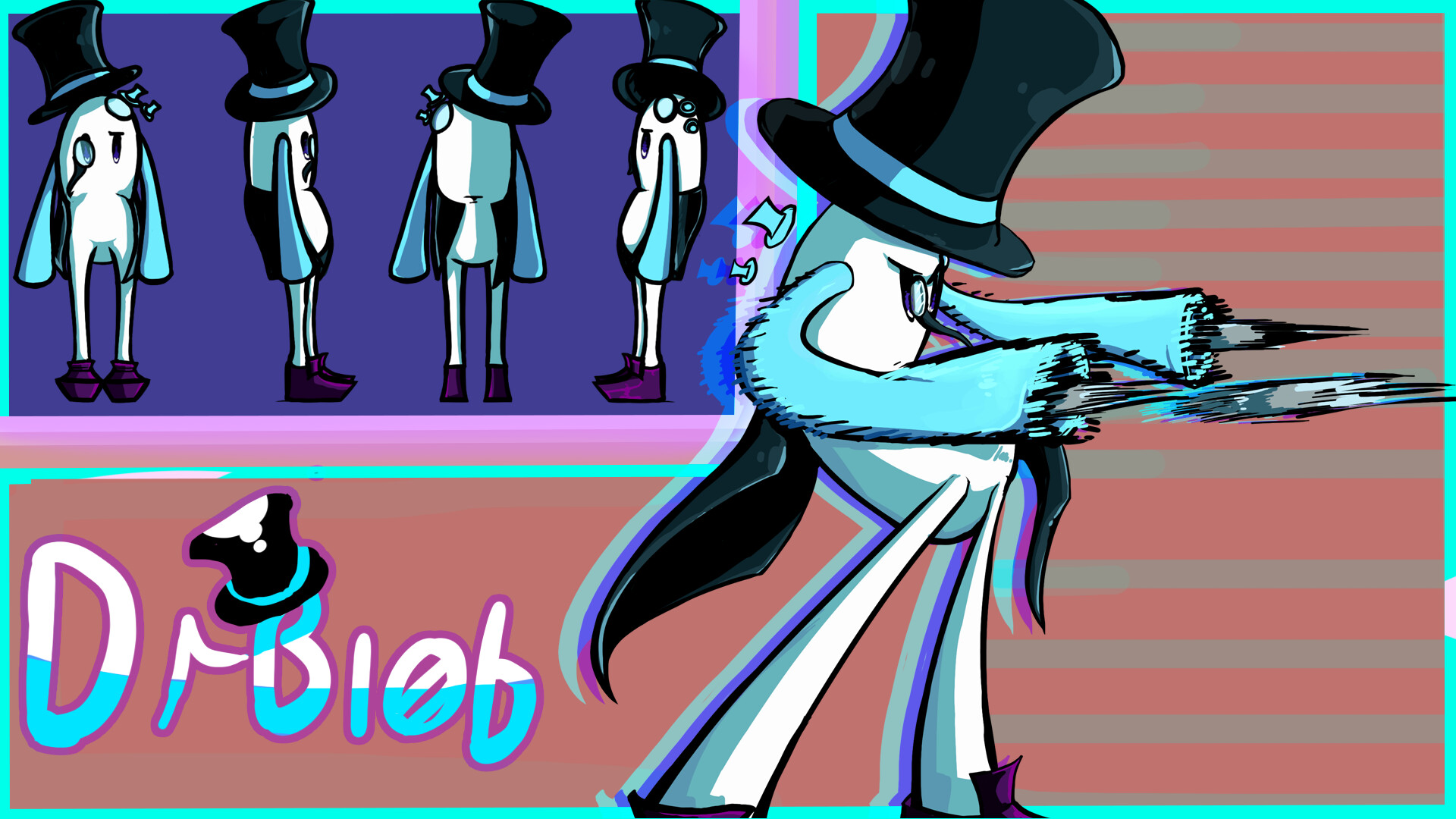 ArtStation - Dr Blob! [Character Sheet]