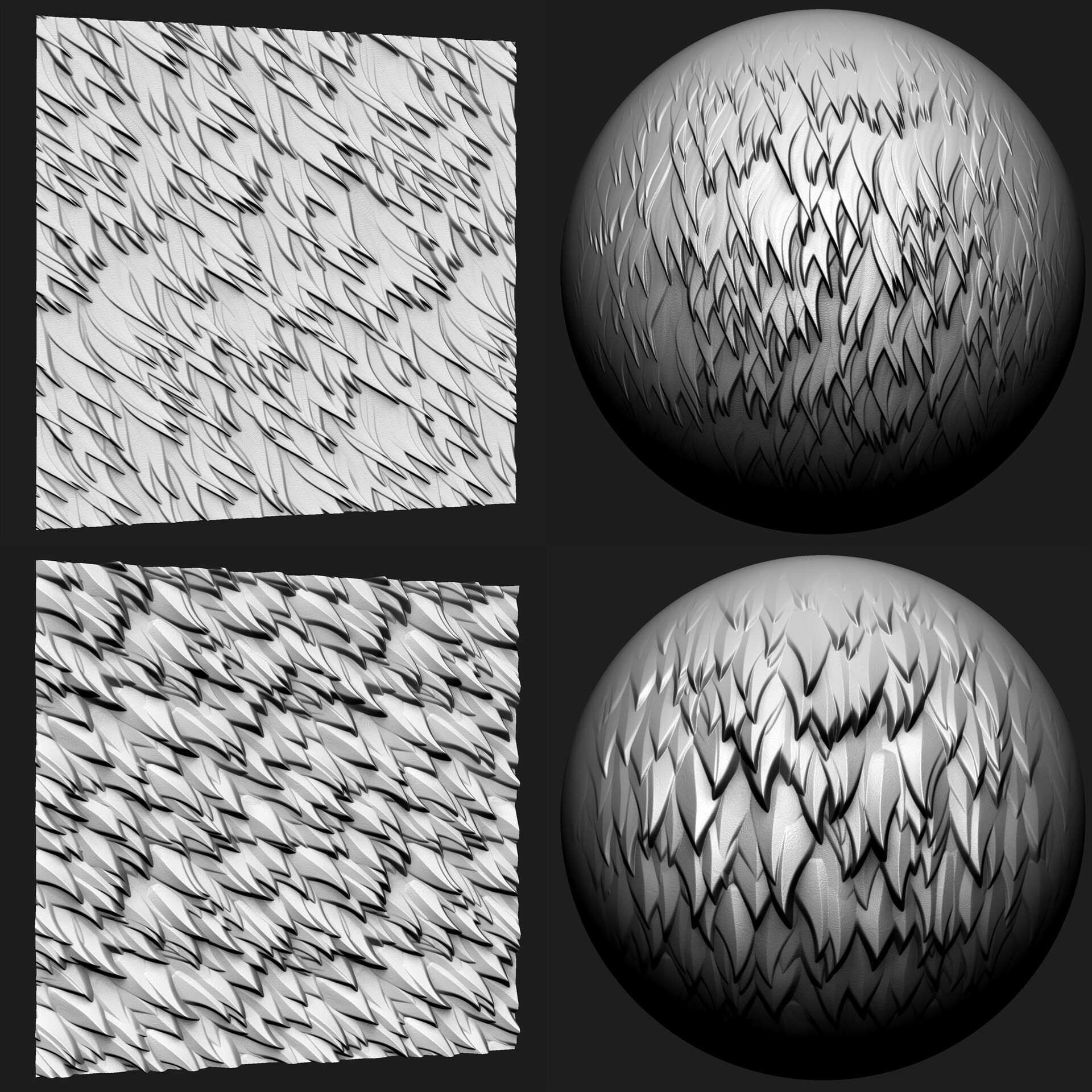 Netleon Studio - Stylized Fur and Hair VDM Brushes and Noise Vol 2