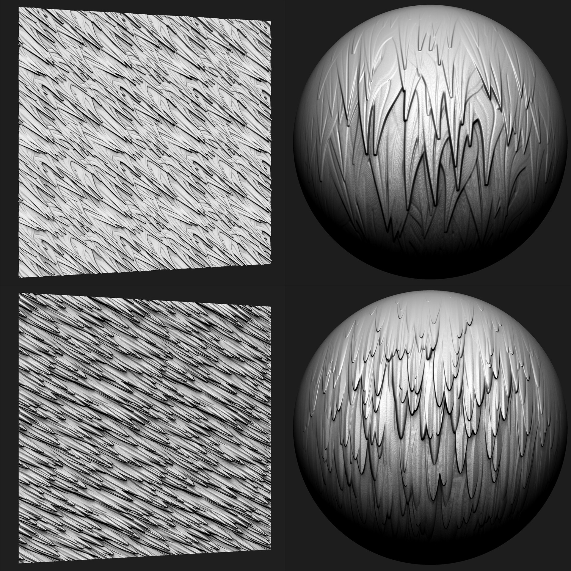 Netleon Studio - Stylized Fur and Hair VDM Brushes and Noise Vol 2