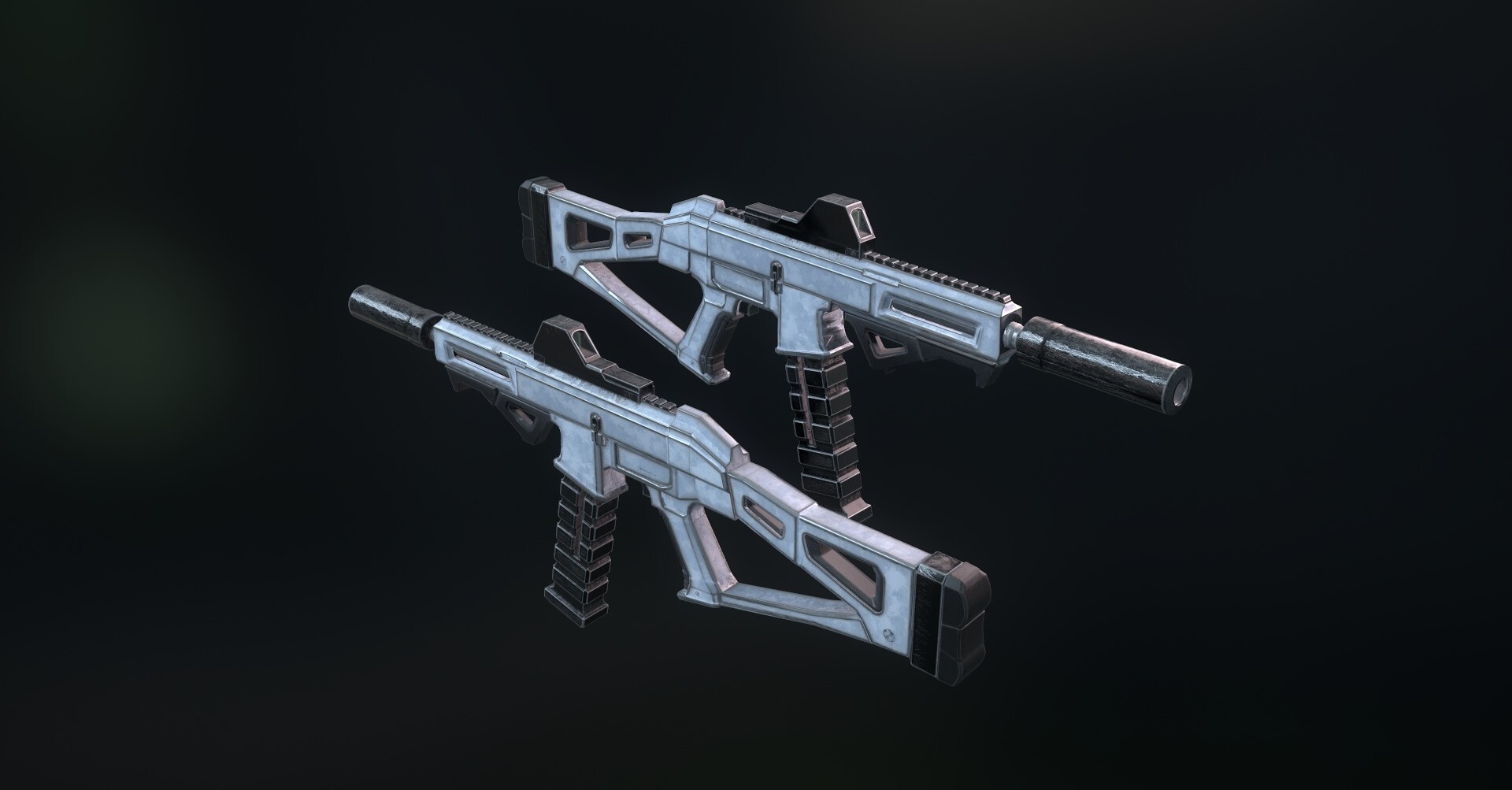 ArtStation - Modeling gun.