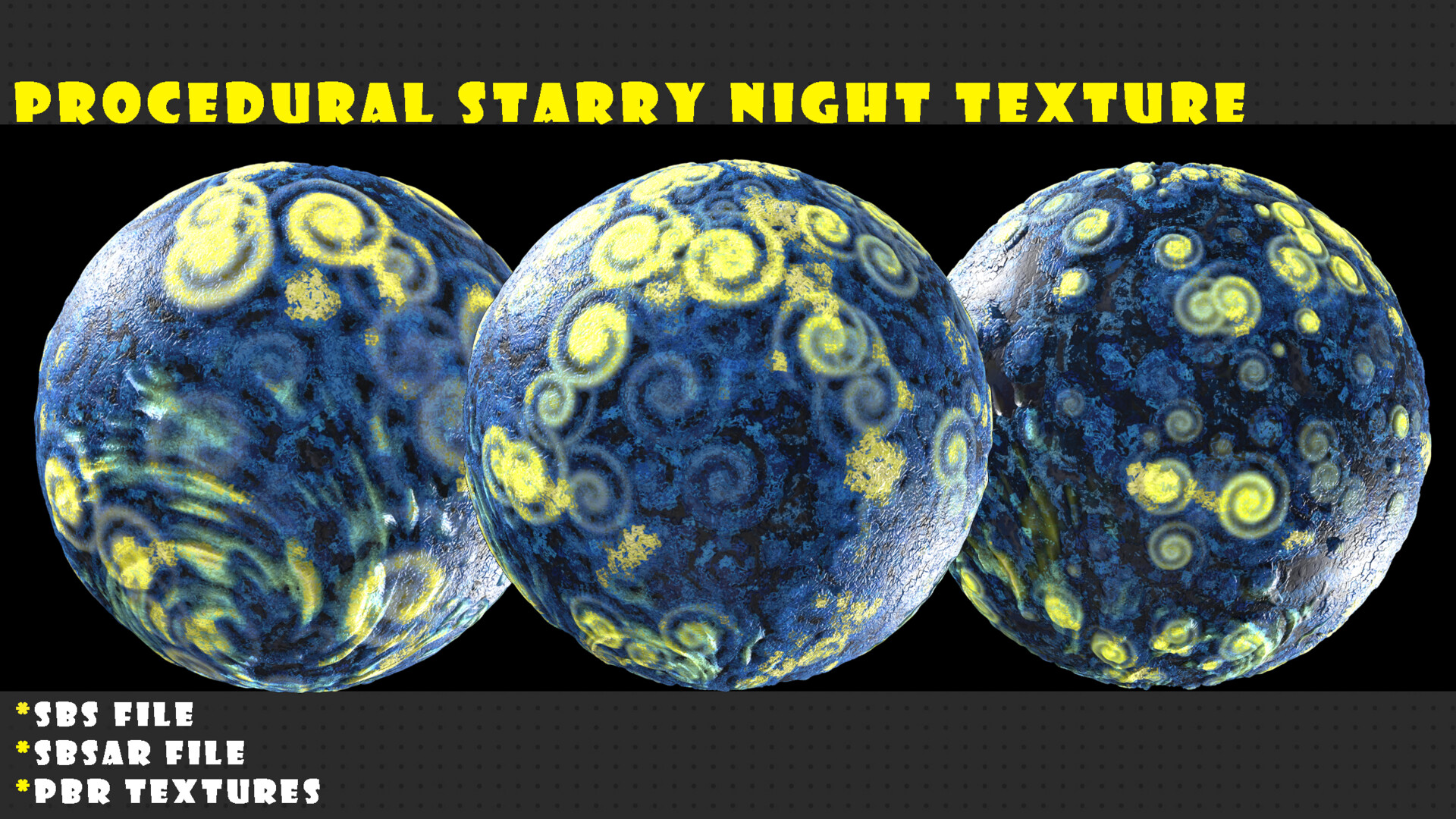 safa - Procedural Starry Night Textures