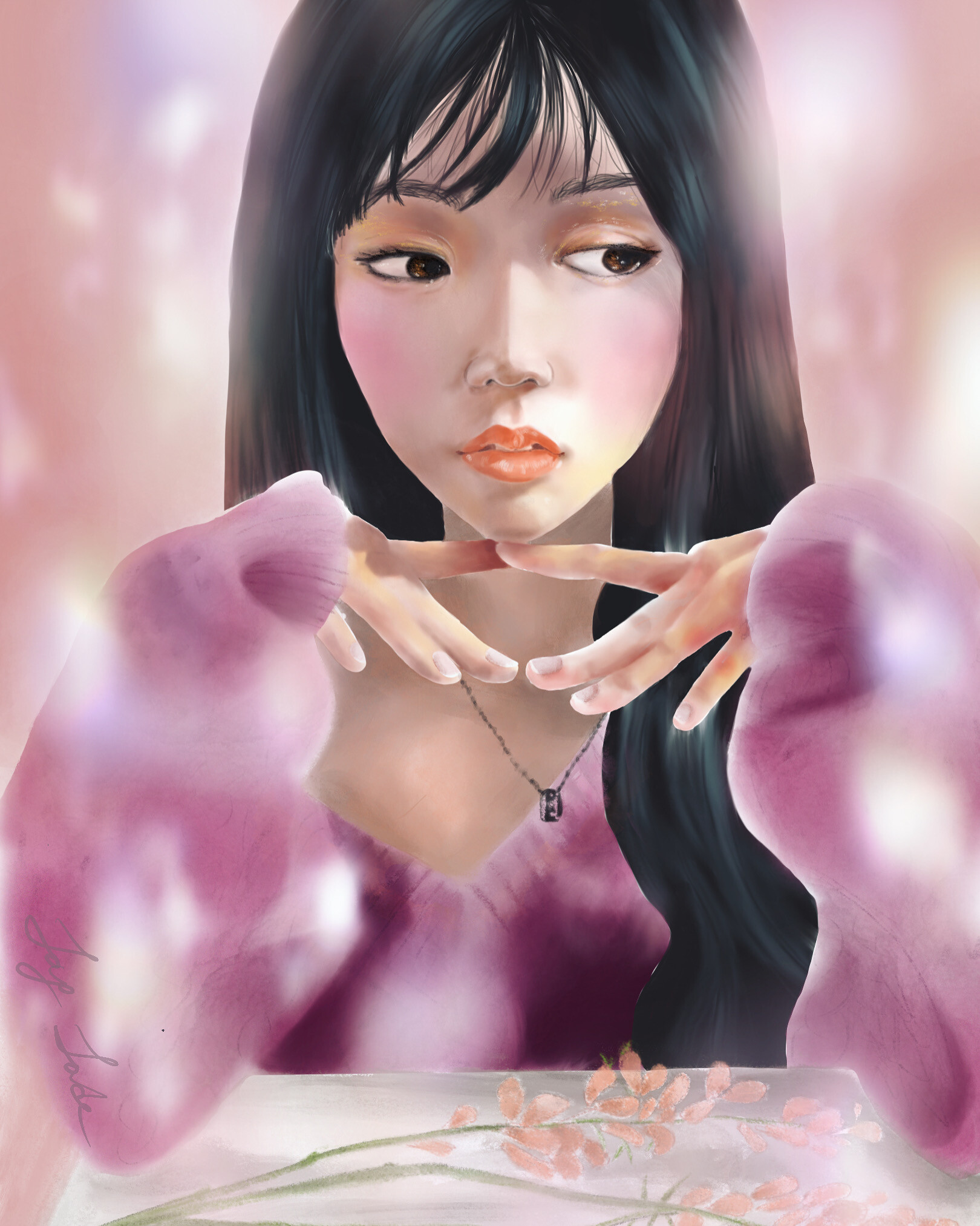 ArtStation - Bloom girl