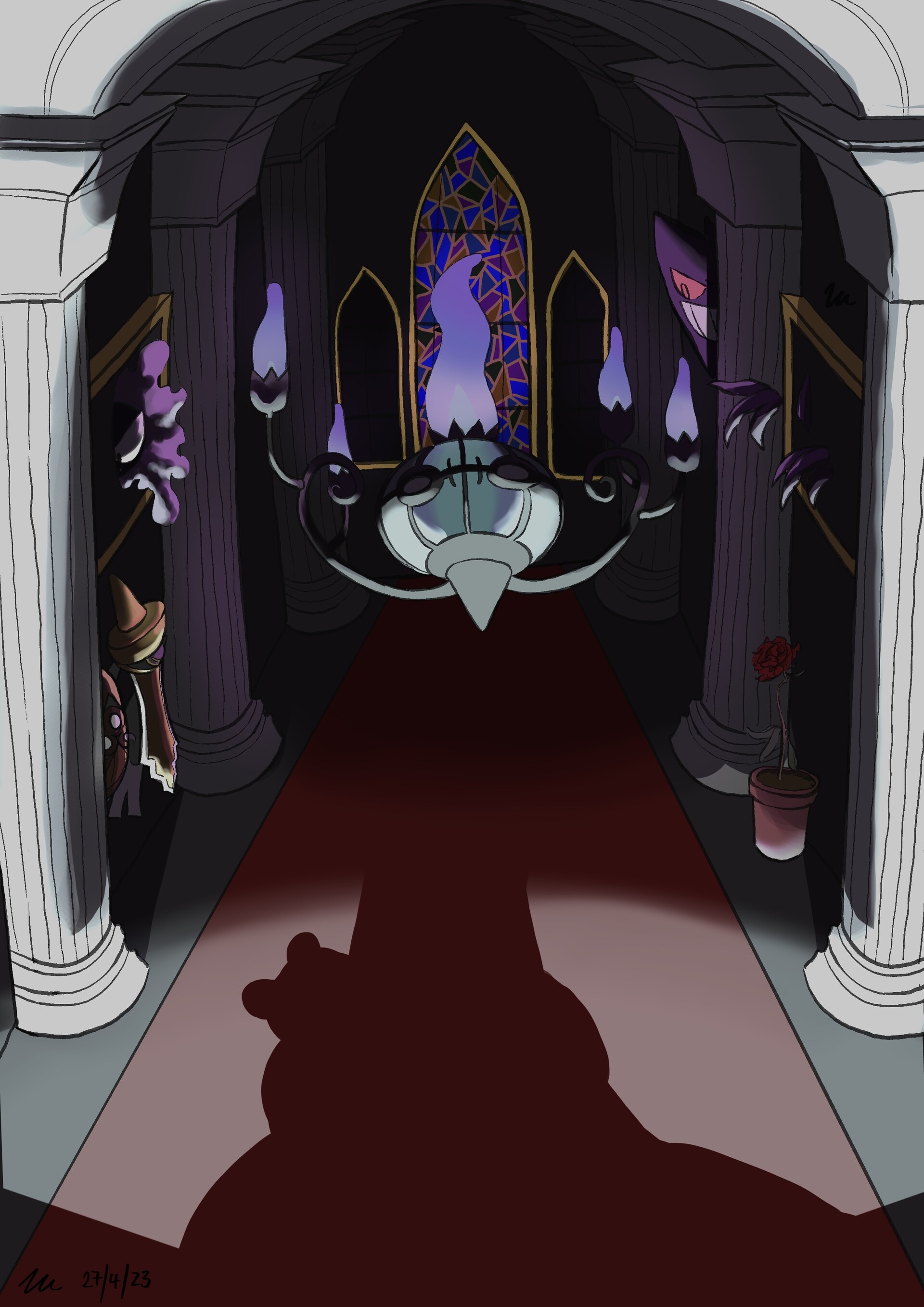 ArtStation - FAN ART Pokemon Ghost House