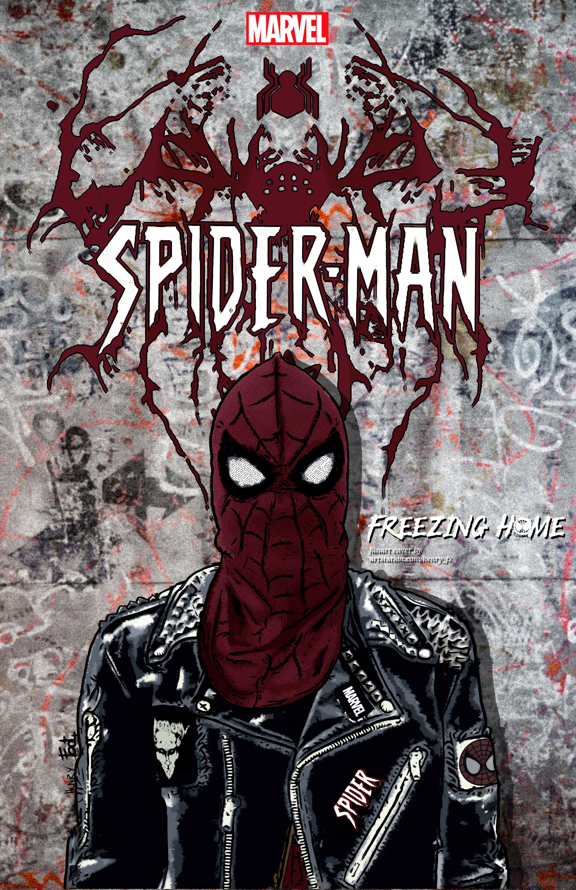 ArtStation - Fanart - spidermand: freezing home