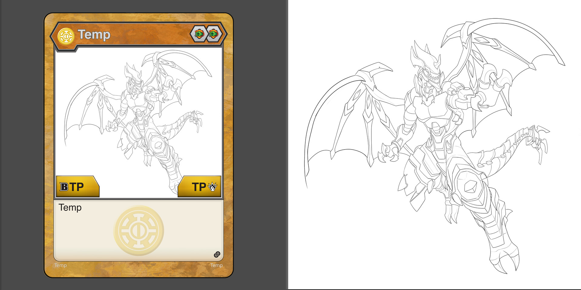 bakugan leonidas coloring pages