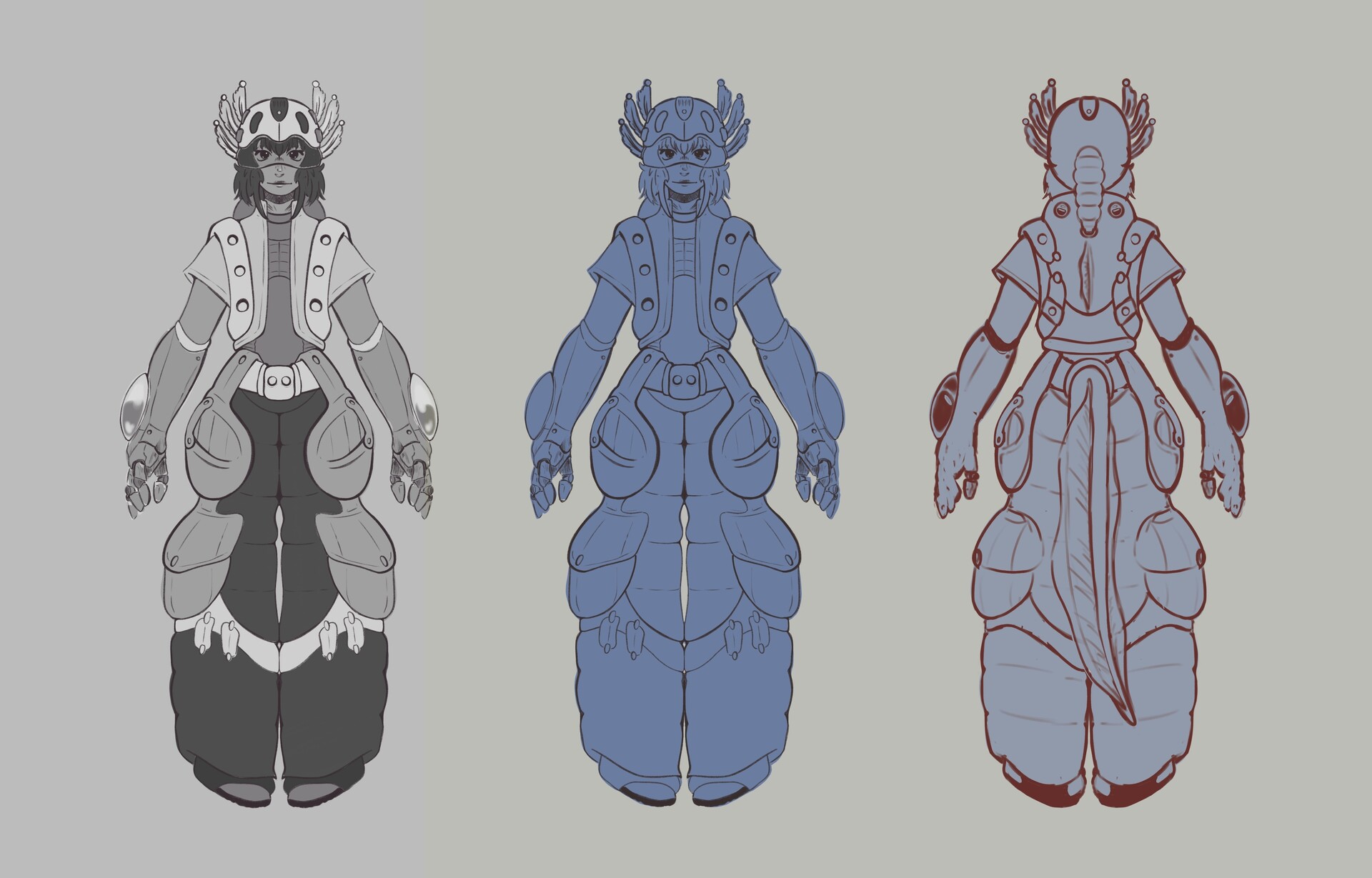 ArtStation - Axolotl Mecha Suit