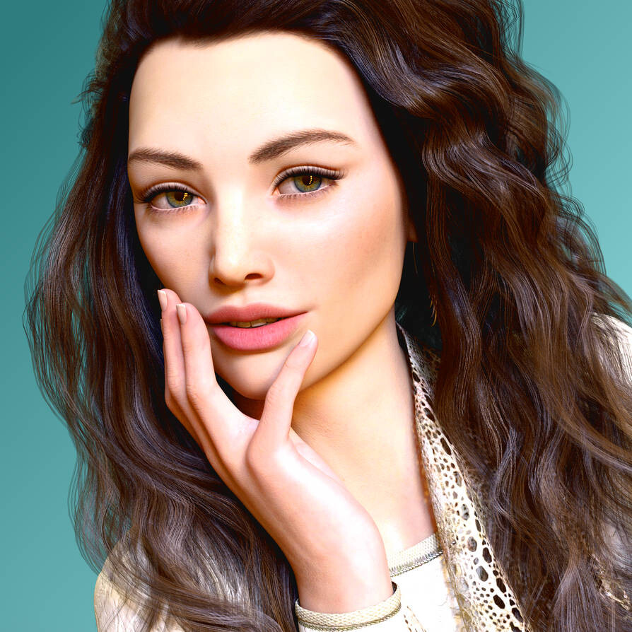 ArtStation - Daz Studio Realistic Girl Character