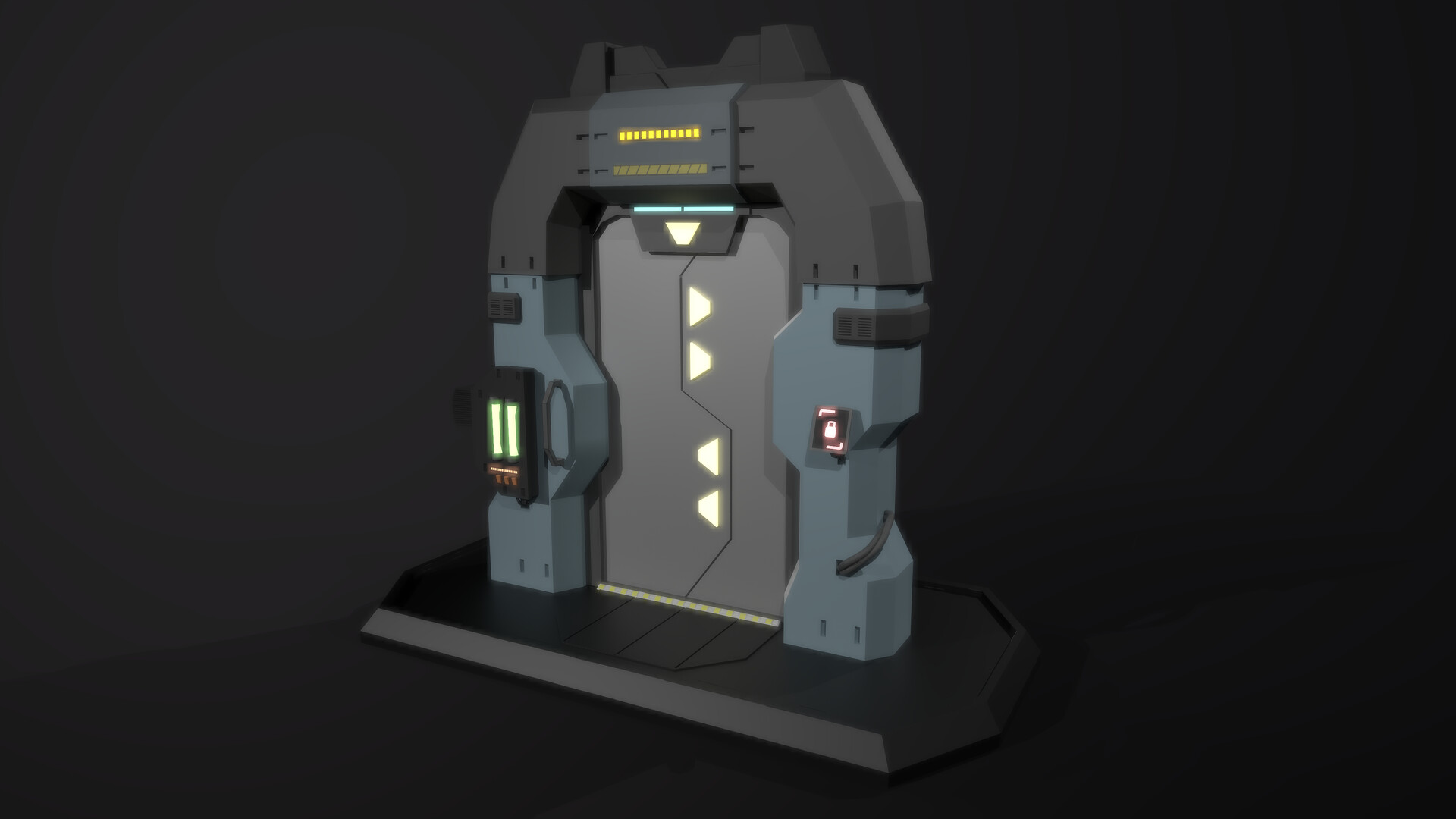 ArtStation - sci-fi gate