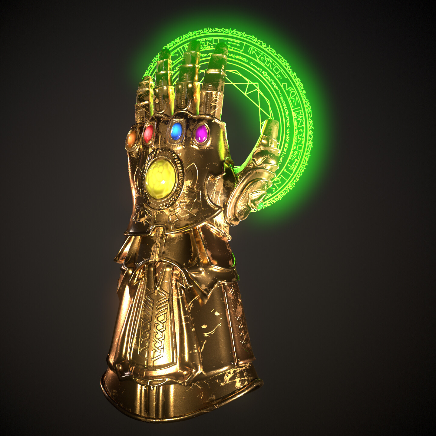 ArtStation - Thanos Infinity Gauntlet