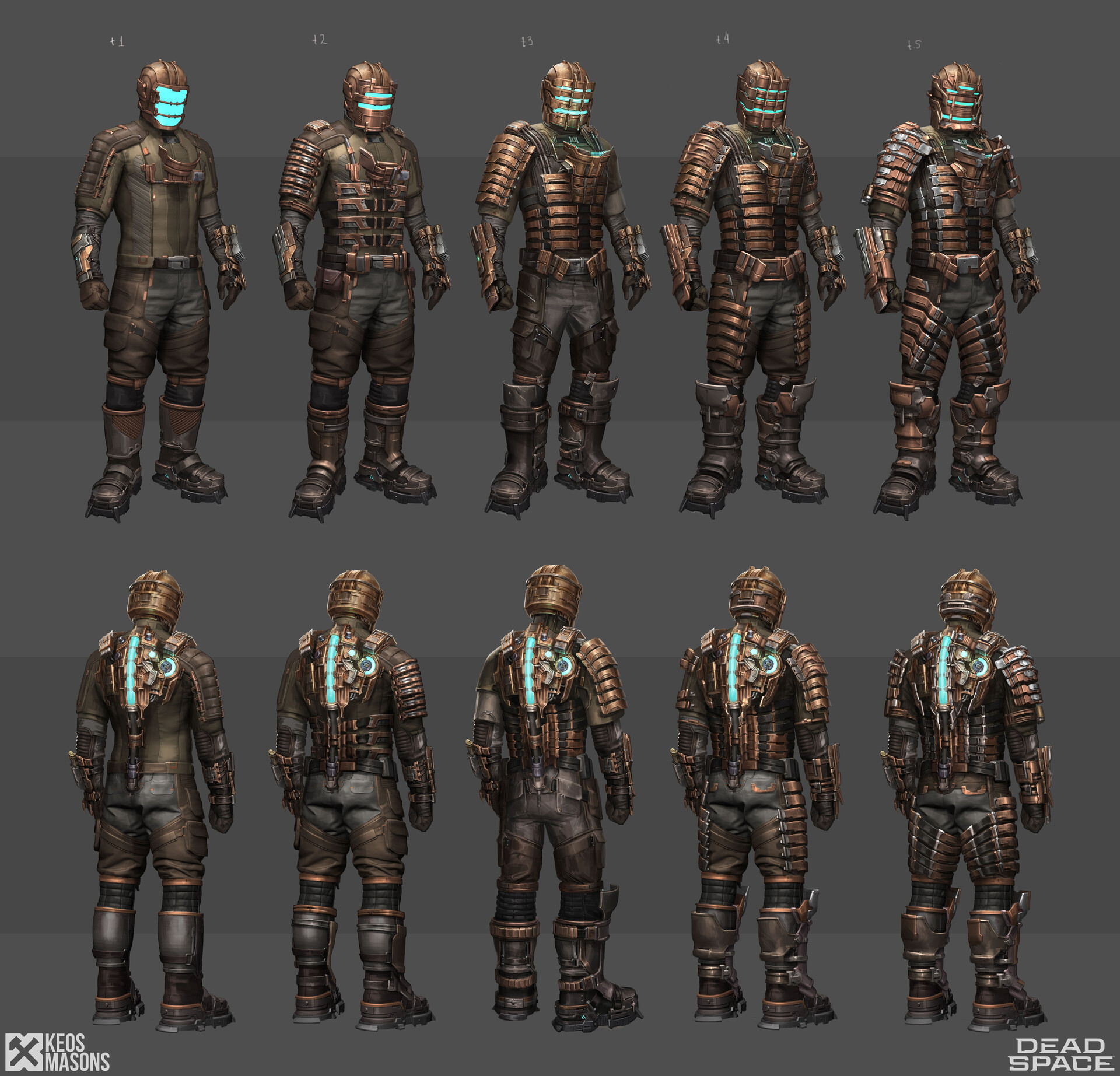 Daria Rashev - Isaac Clarke costume concepts