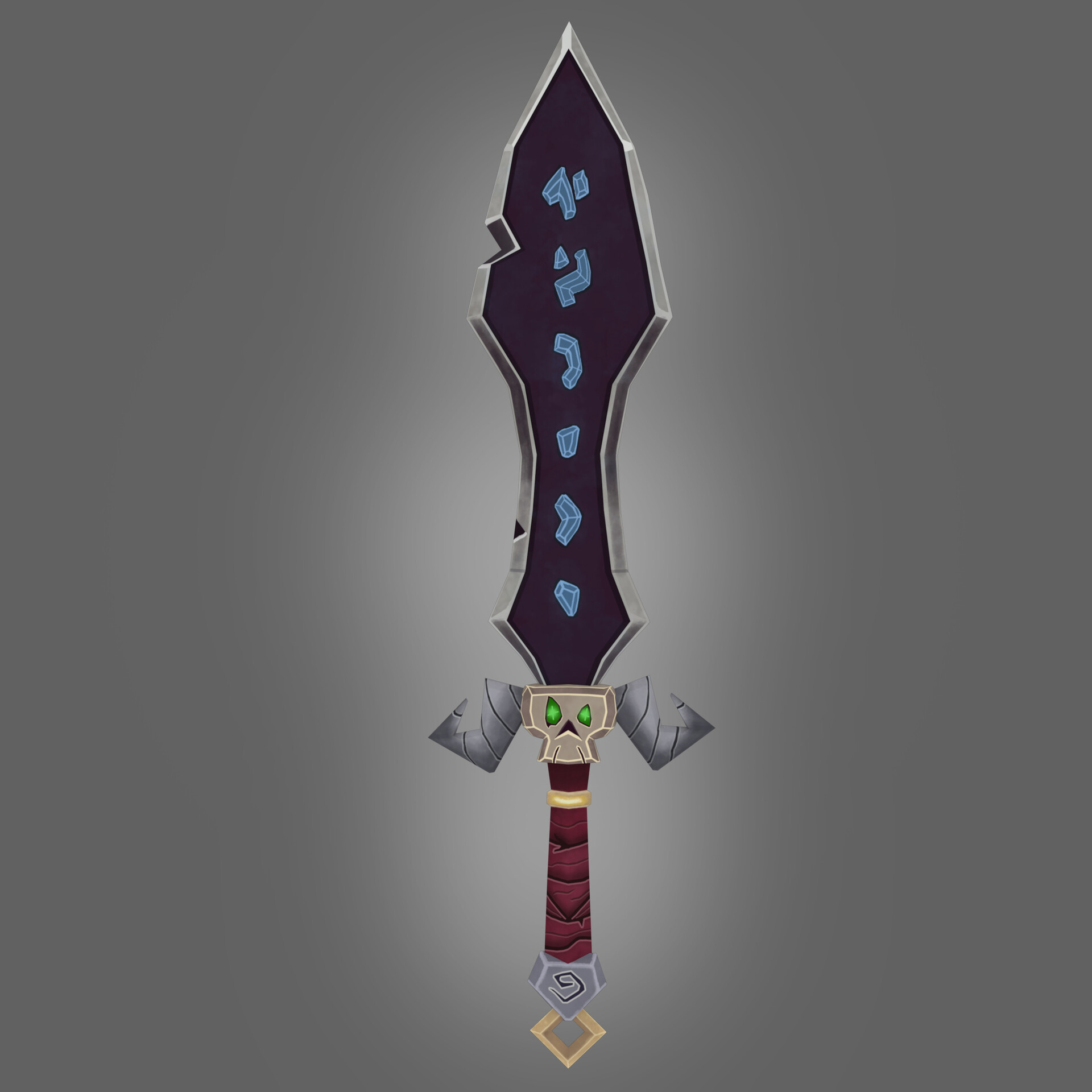 ArtStation - 3D hand painted sword