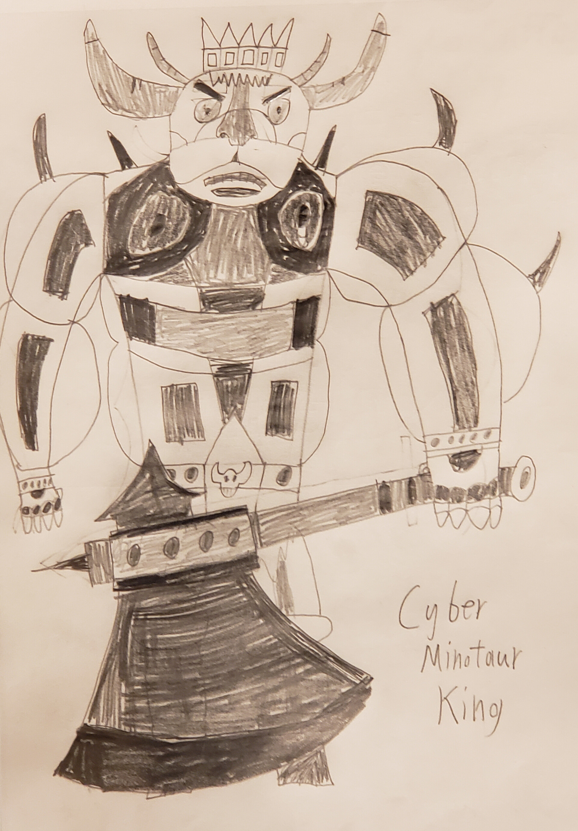 ArtStation - The Cyber Minotaur King