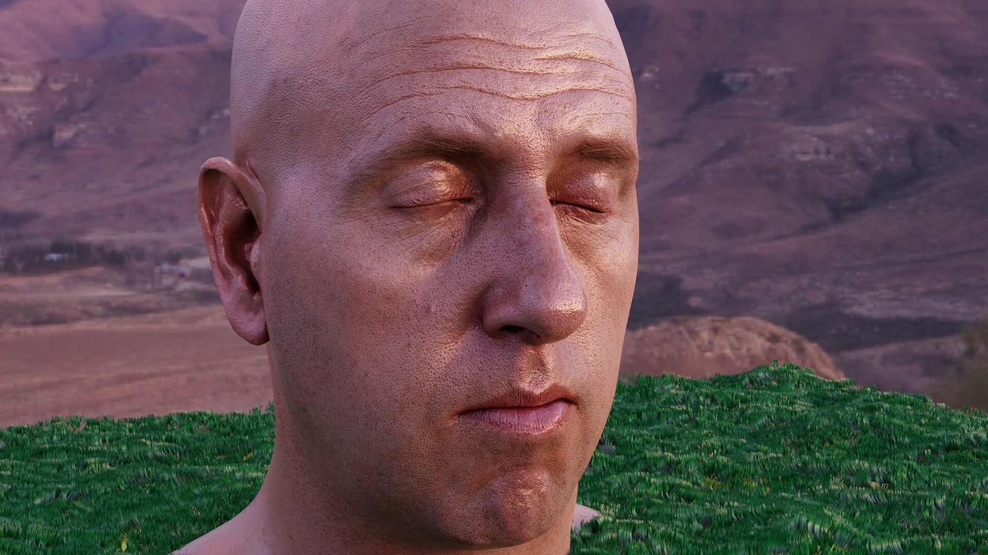 ArtStation - Mere Mortals (The Martyr). 8k skin Textures.