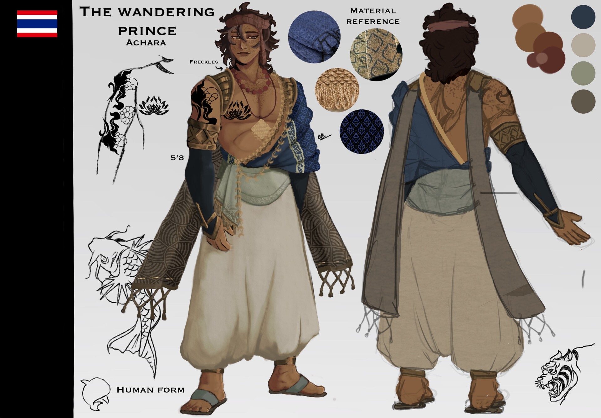 ArtStation - Achara, the wandering prince