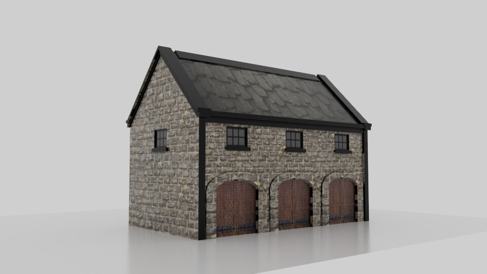 ArtStation - 3D Model - Building