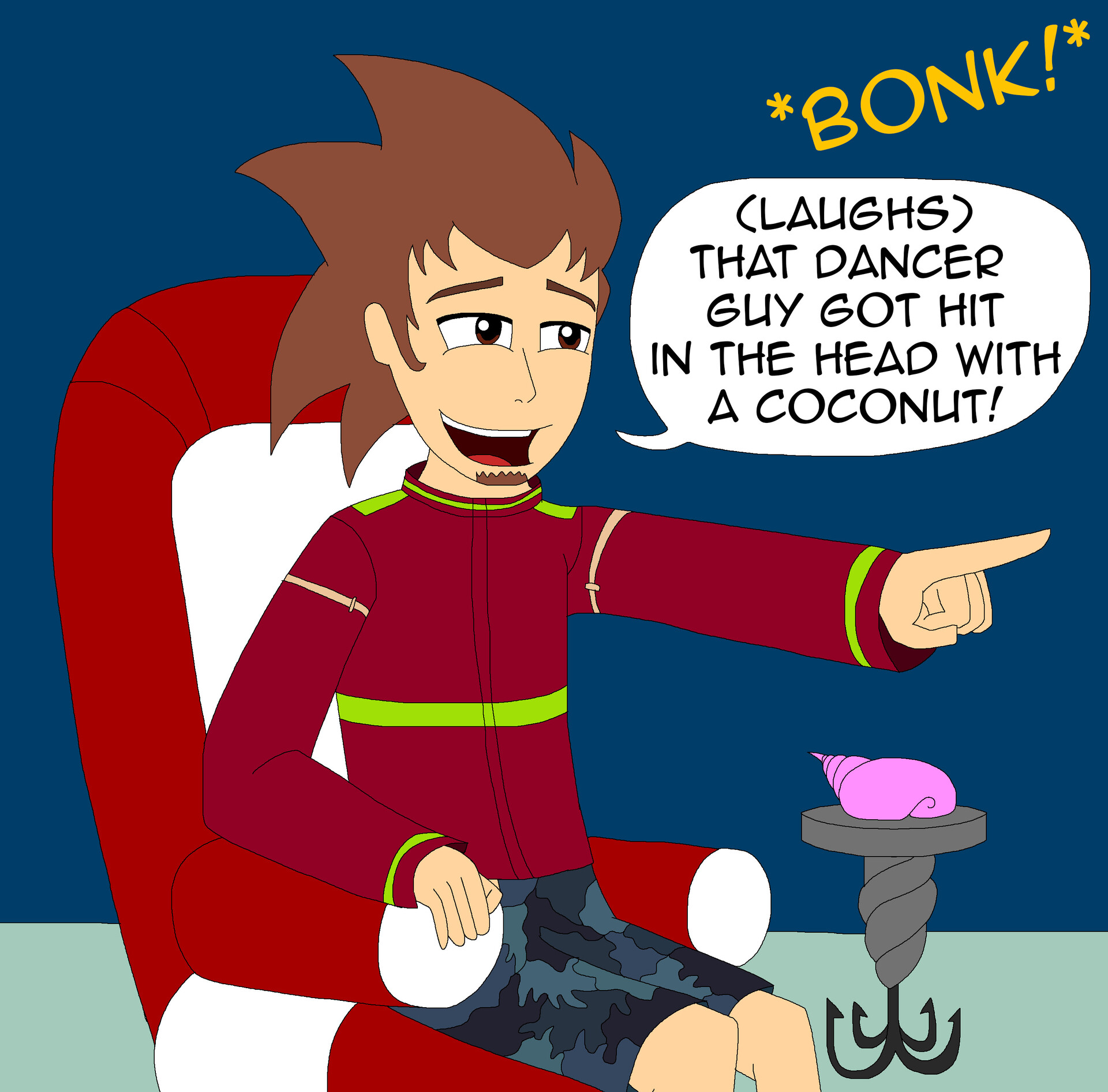 ArtStation - Rage is watching a funny show