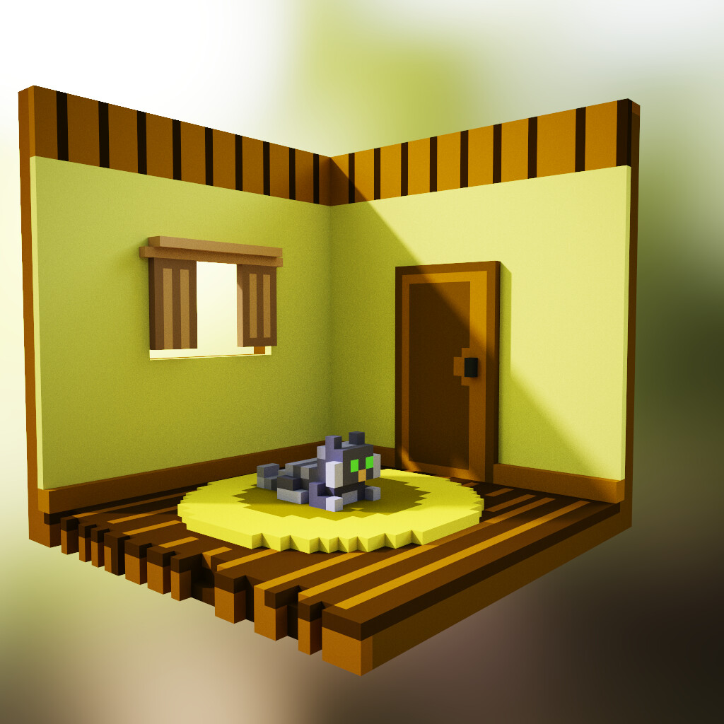 ArtStation - Creations in Magicavoxel