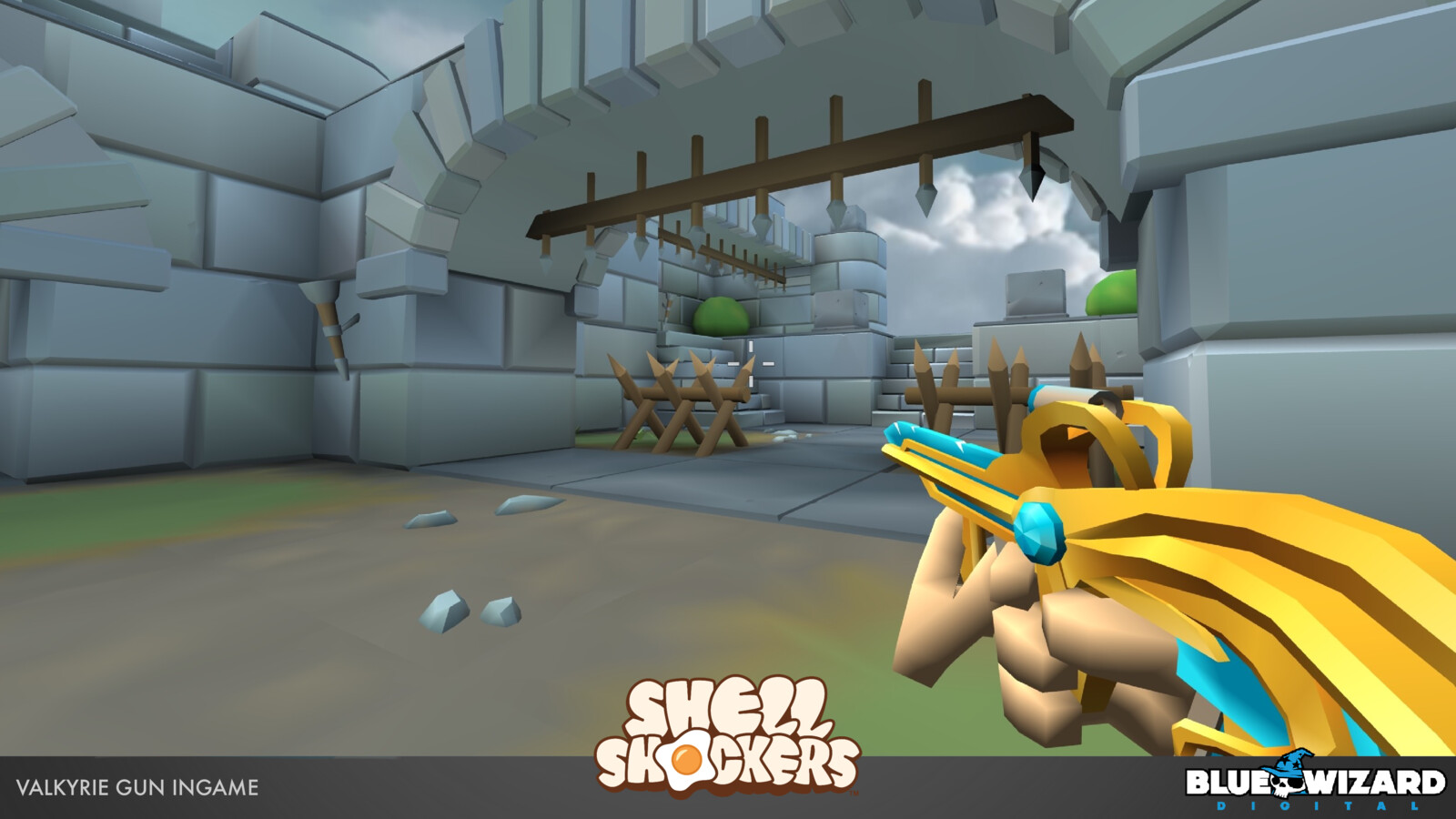 Katie F. - Shell Shockers - Valkyrie Premium Guns 3D