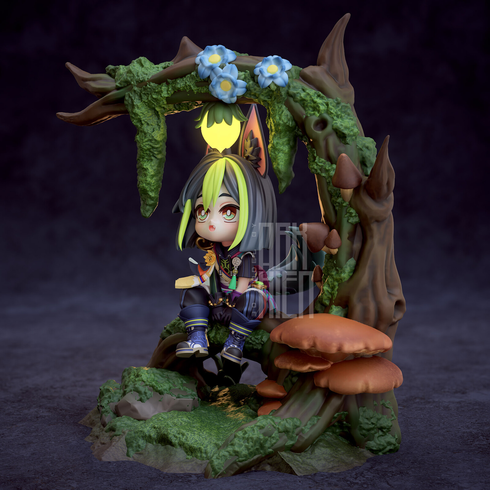 Arkhien - Genshin Impact - Tighnari Chibi