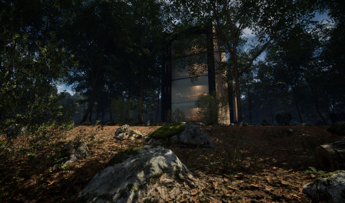 ArtStation - Forest Building Concept