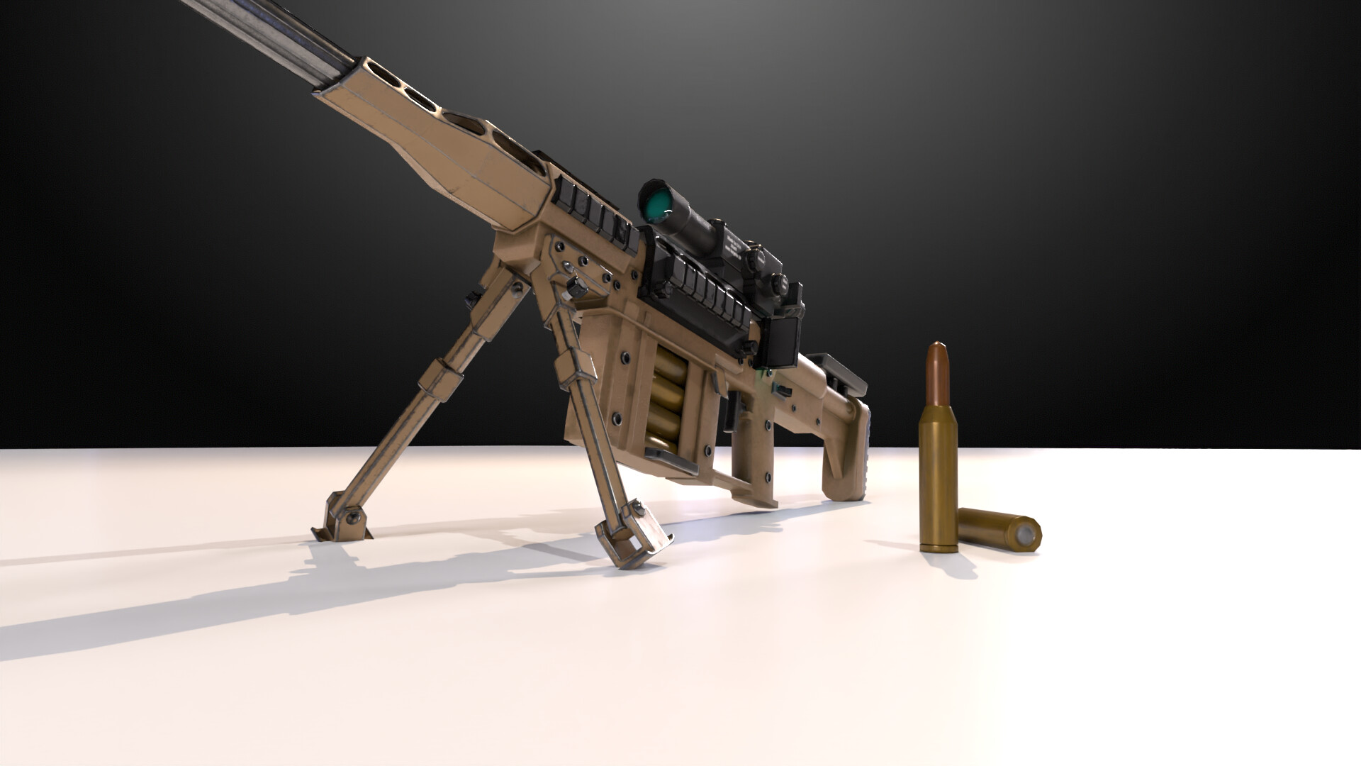 ArtStation - High caliber rifle