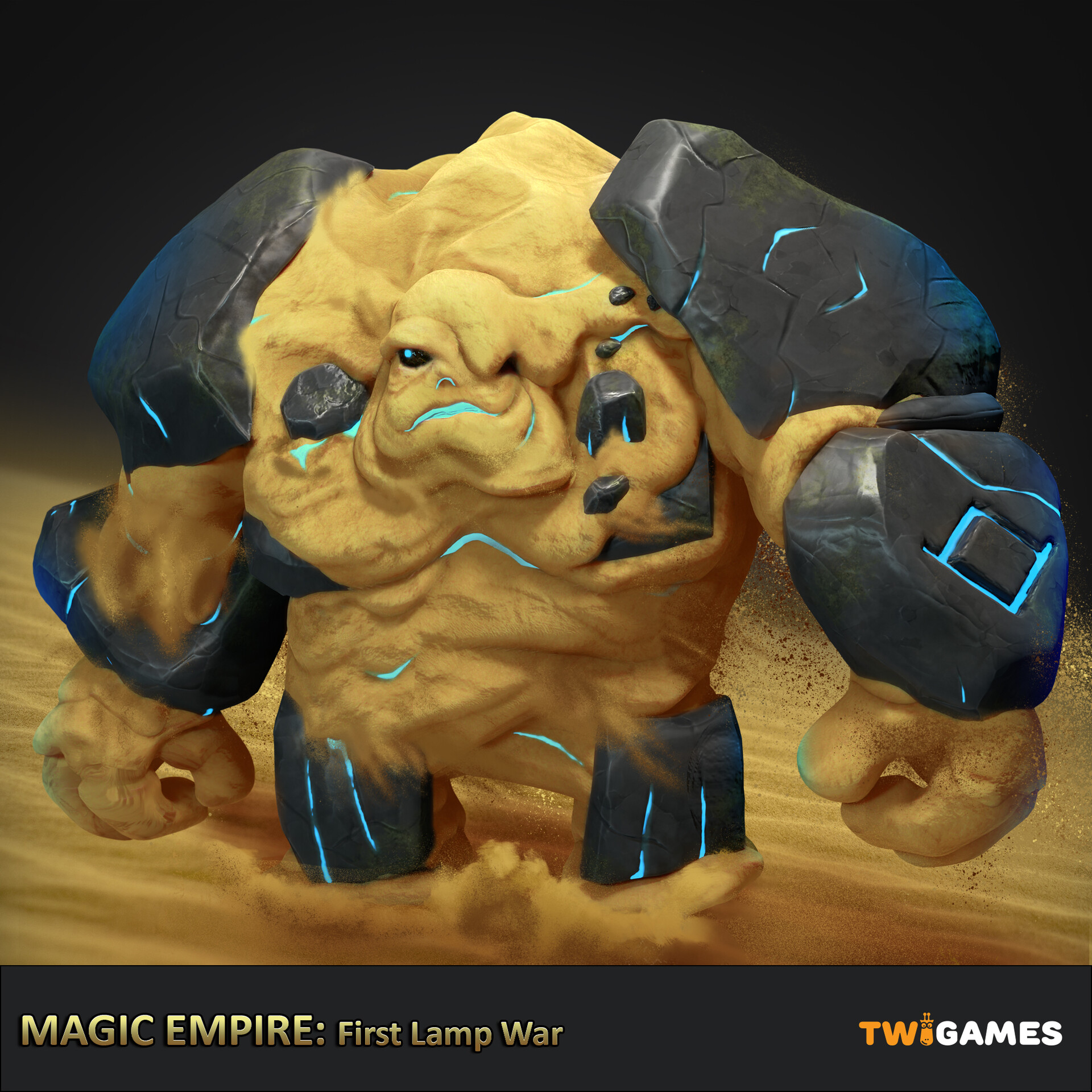 ArtStation - Sand golem lv1-3