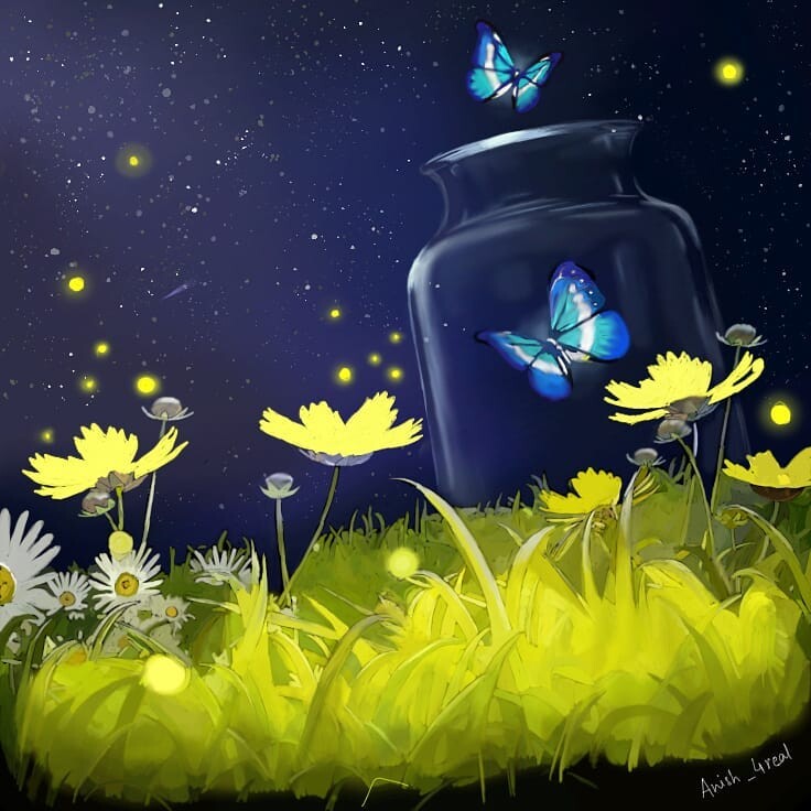 ArtStation - Magic Lights - Digital 2D Art