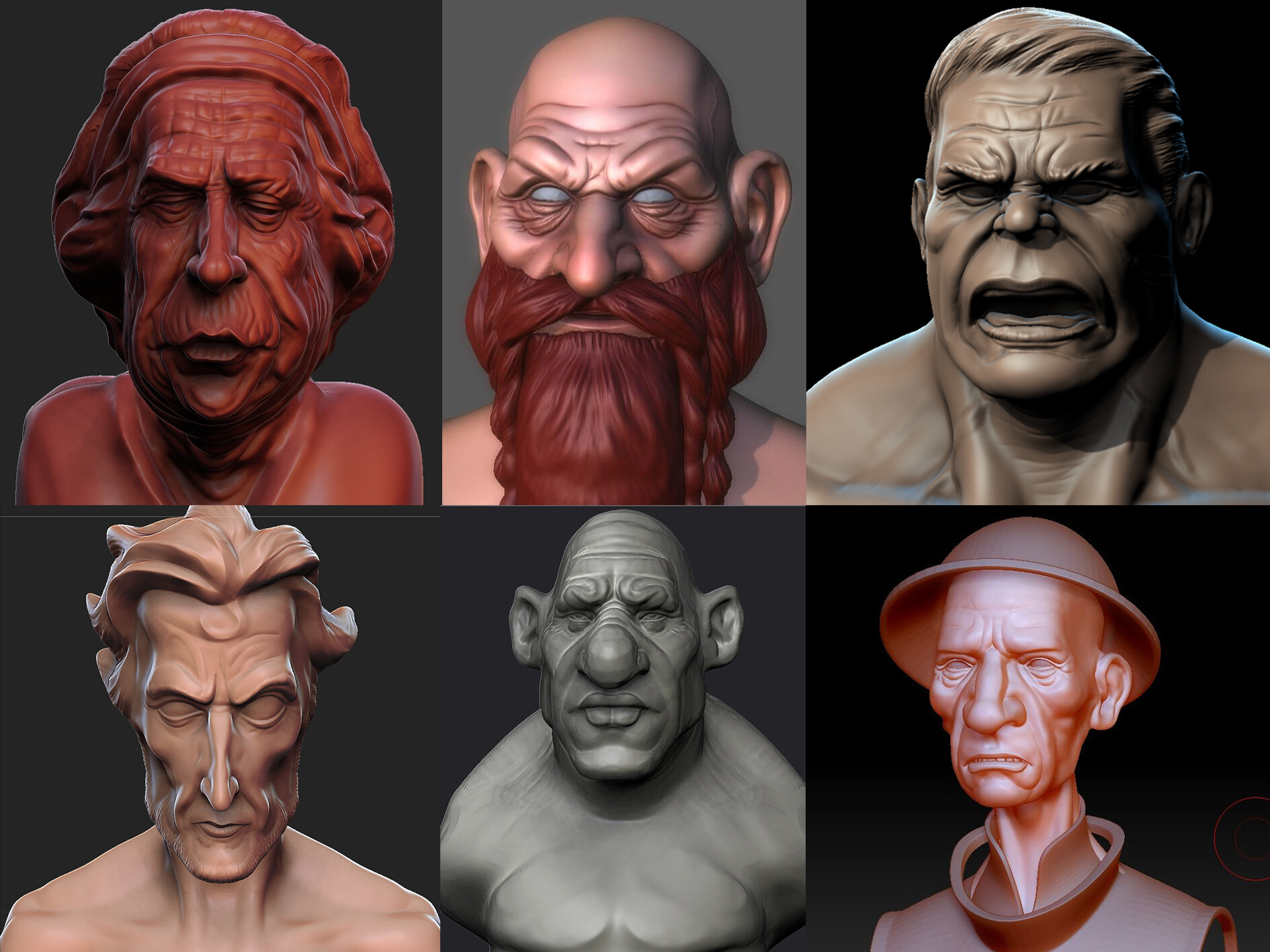 ArtStation - Speed sculpts