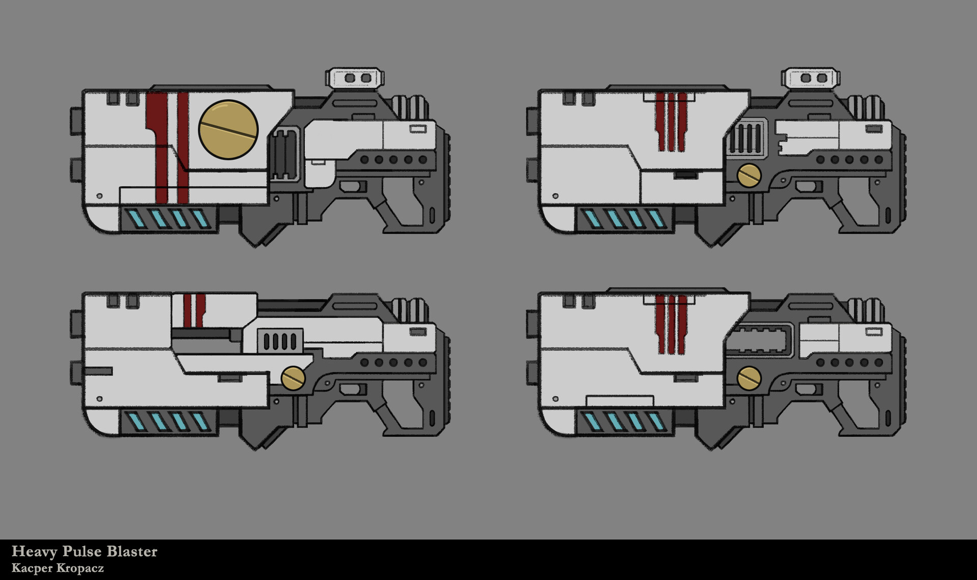 ArtStation - Heavy Pulse Blaster