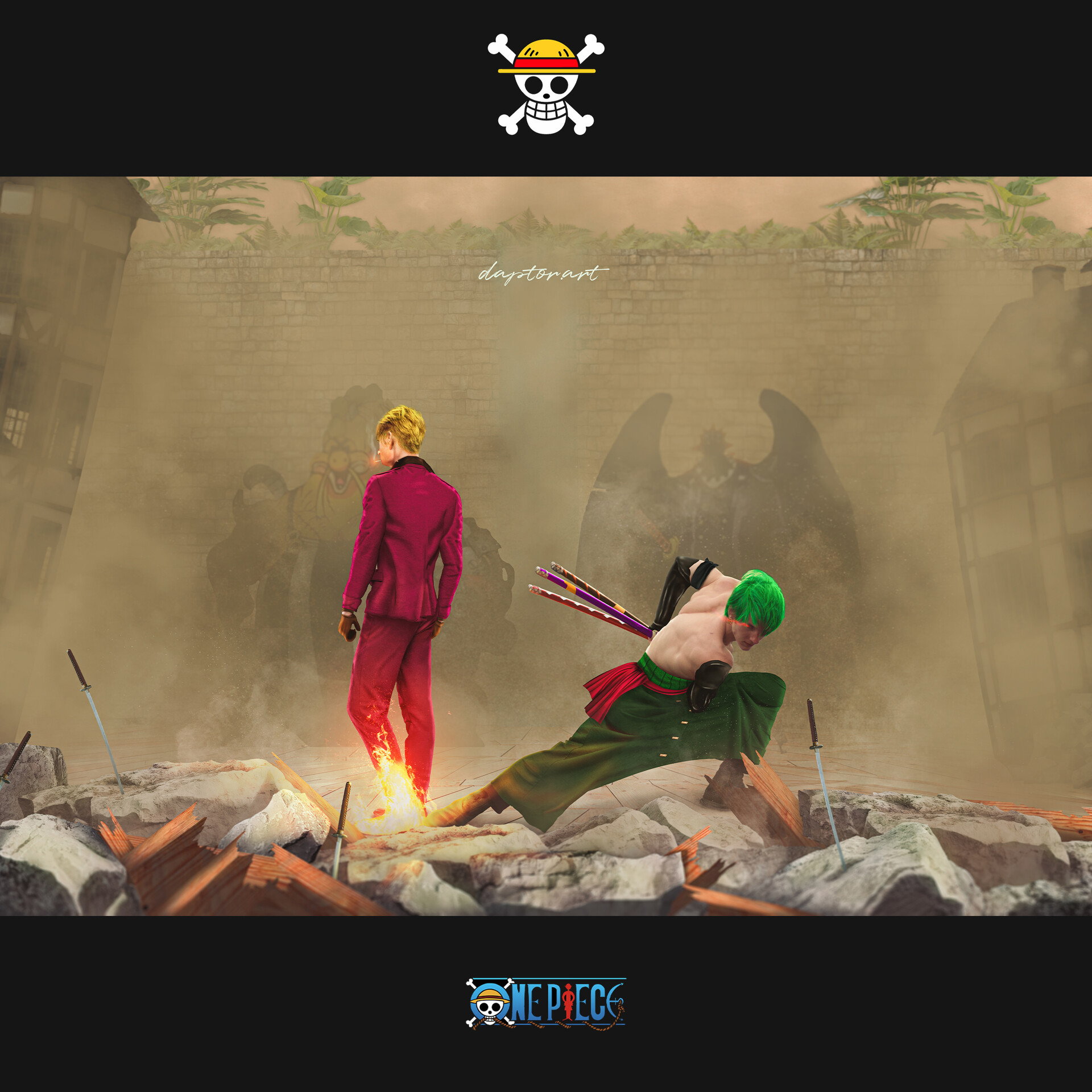One Piece Zoro Vs Sanji
